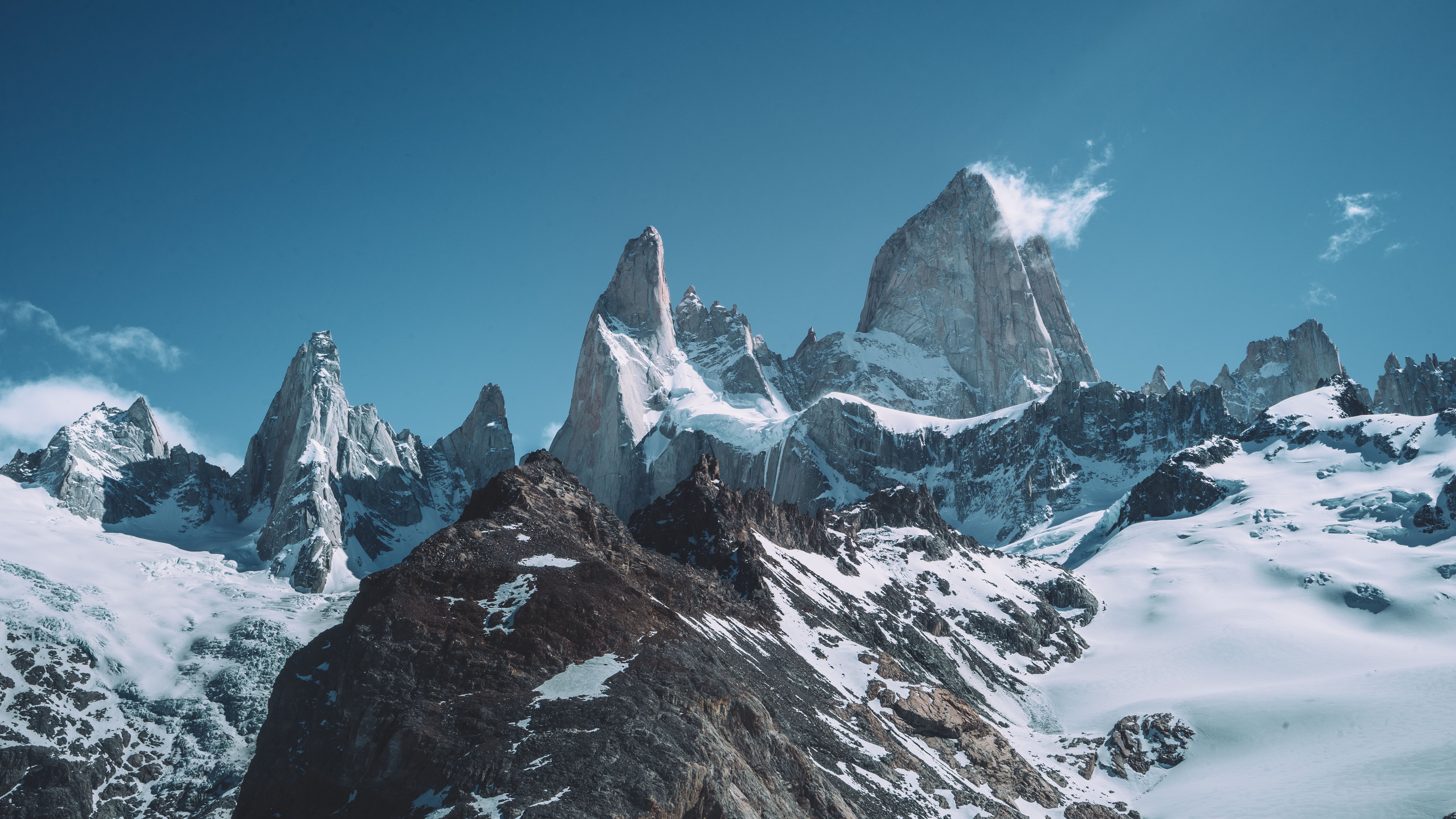 Clear Sky over Mountains · Free Stock Photo