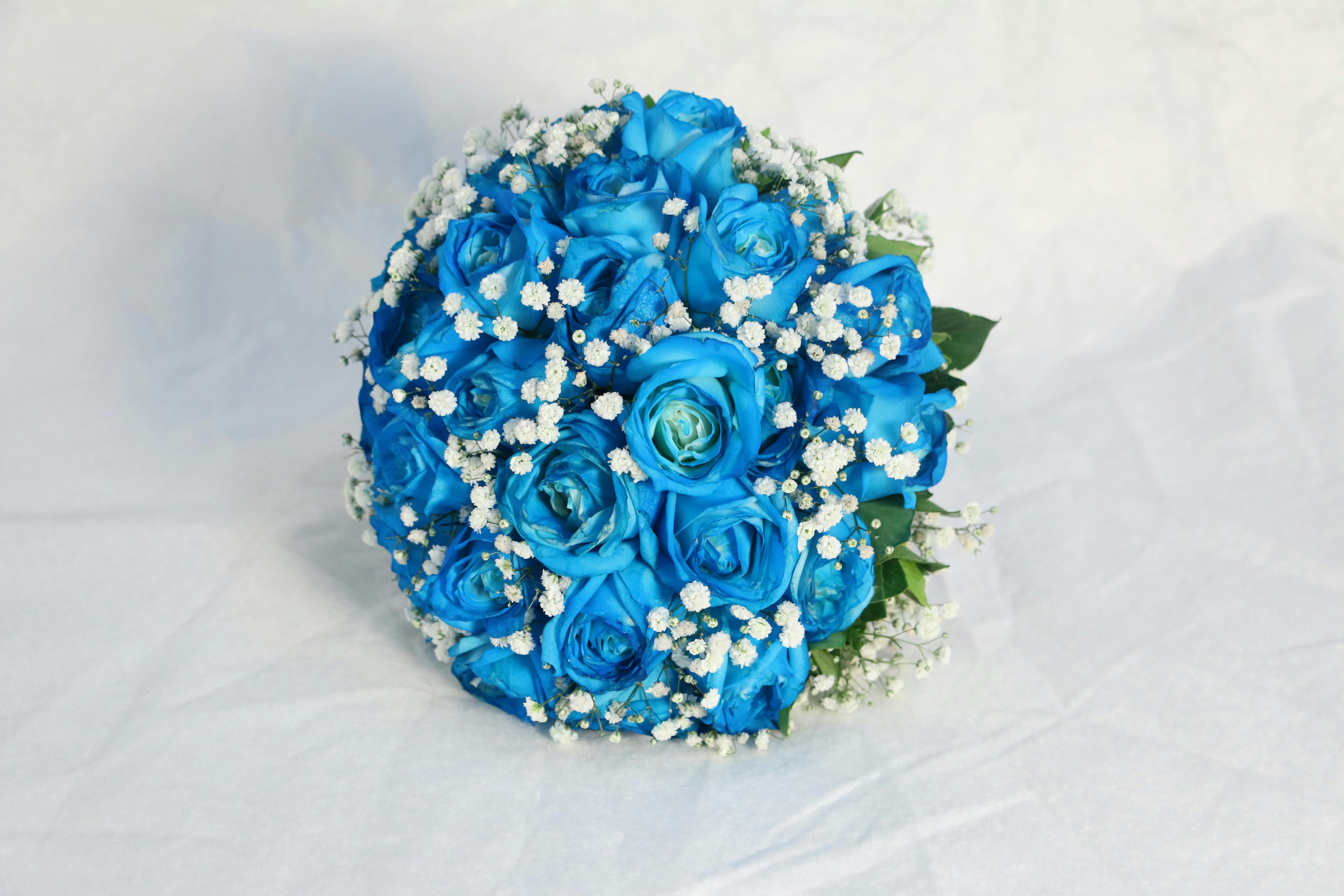 Blue Bouquet of Flowers · Free Stock Photo