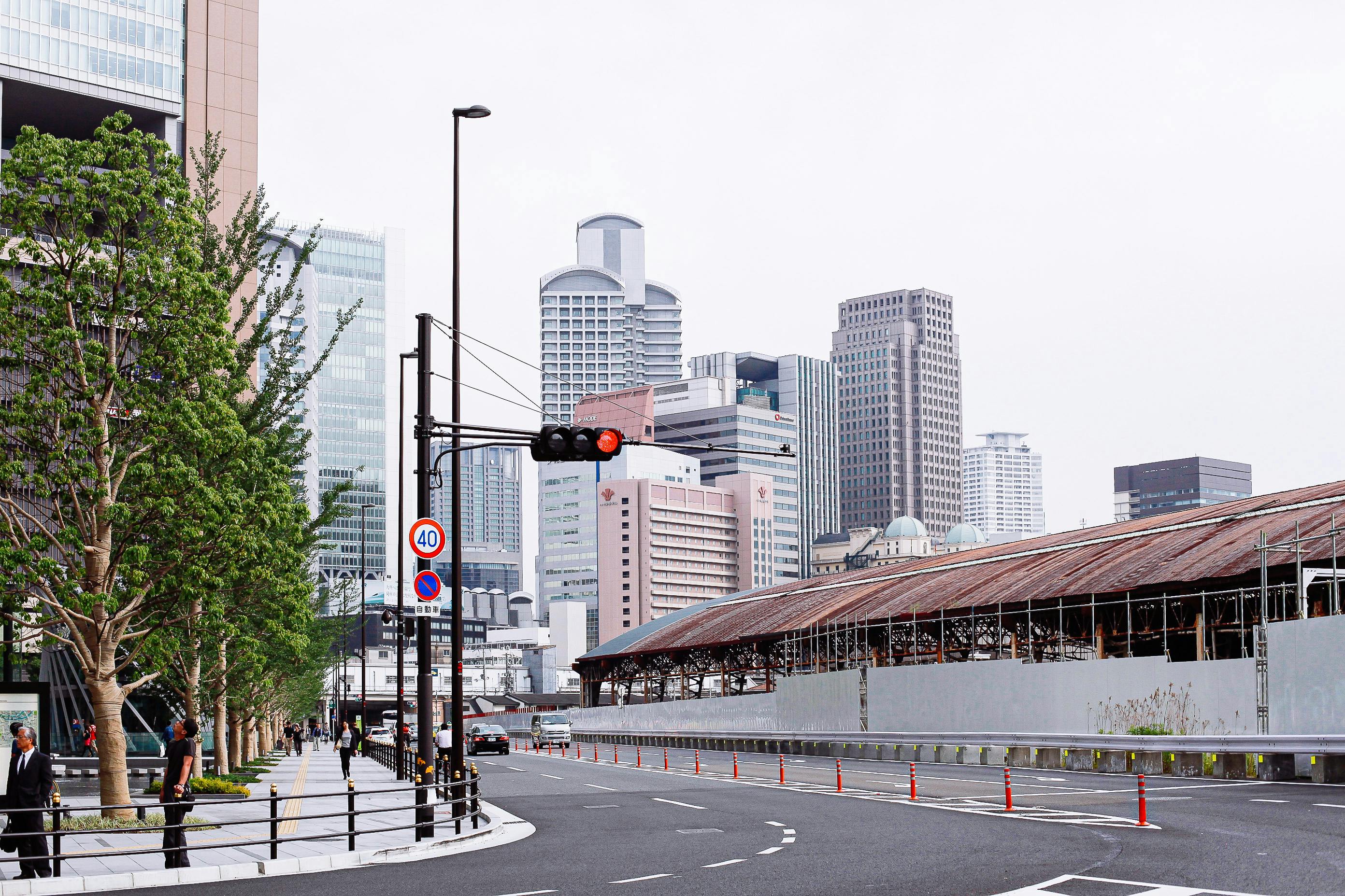 High-Rise Buildings at Night · Free Stock Photo