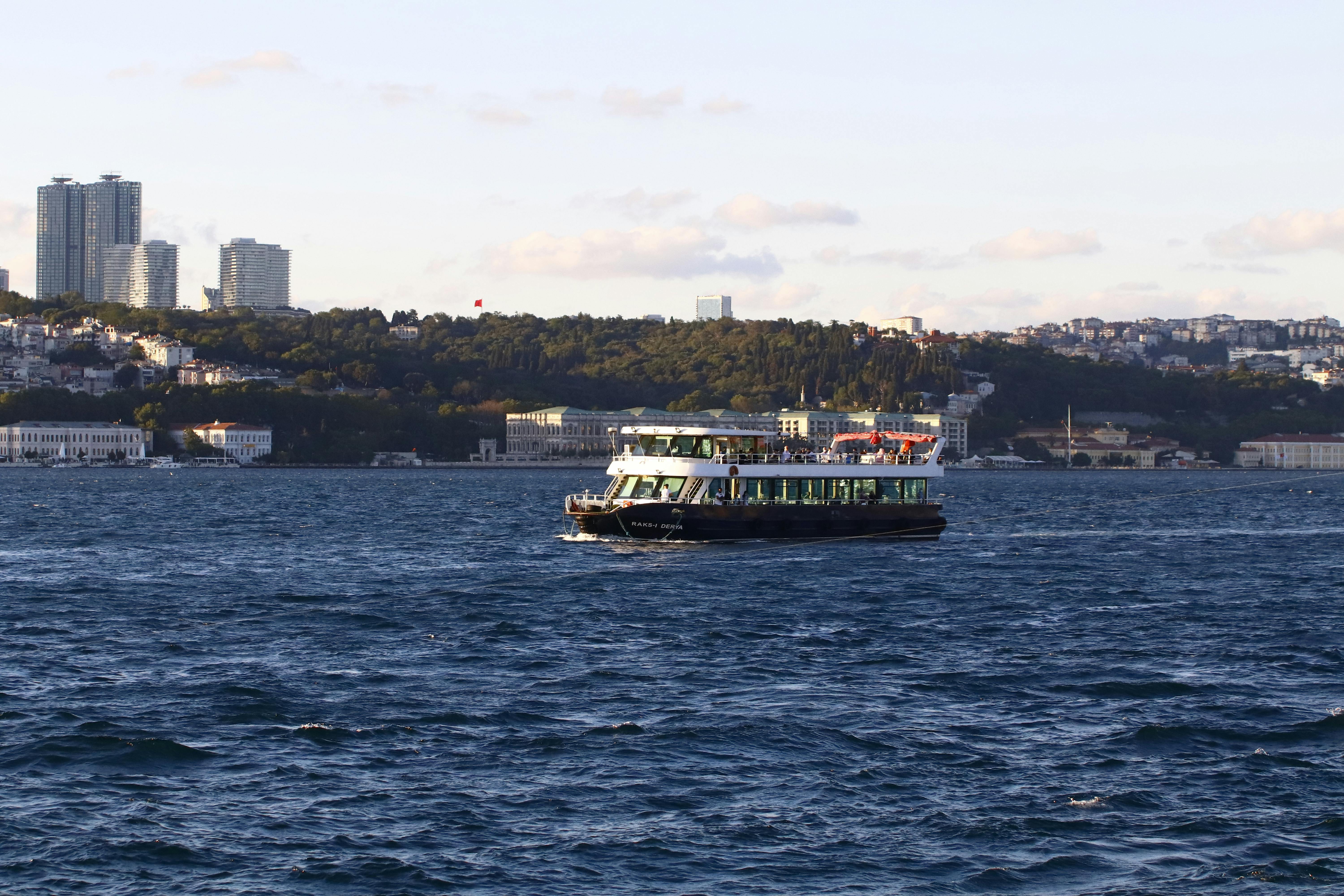 A Ferry Boat in the Ocean · Free Stock Photo