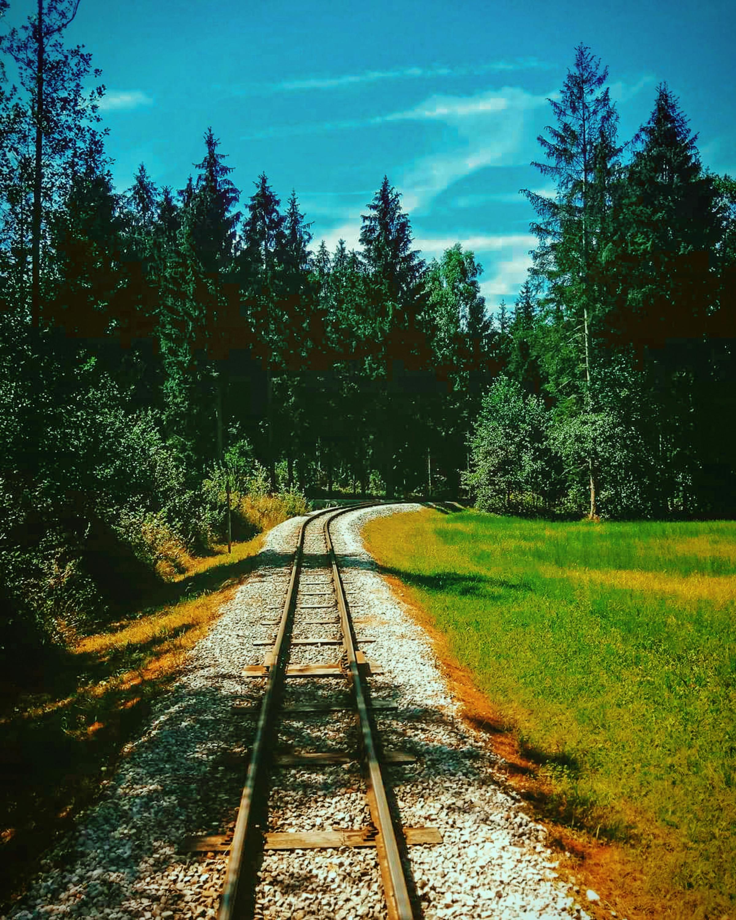 Train Rail Photo during Daytime · Free Stock Photo