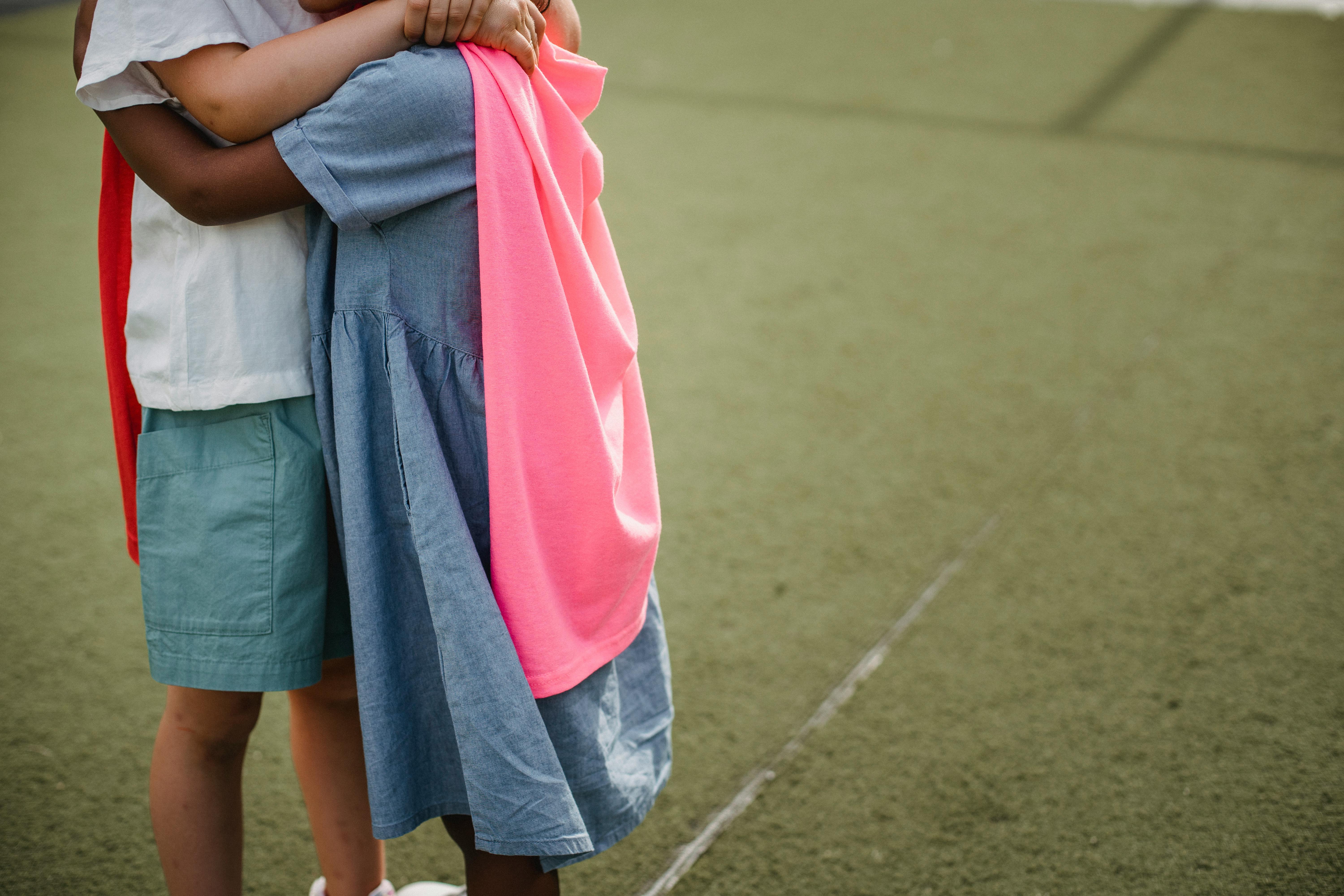 Two Kids Hugging · Free Stock Photo