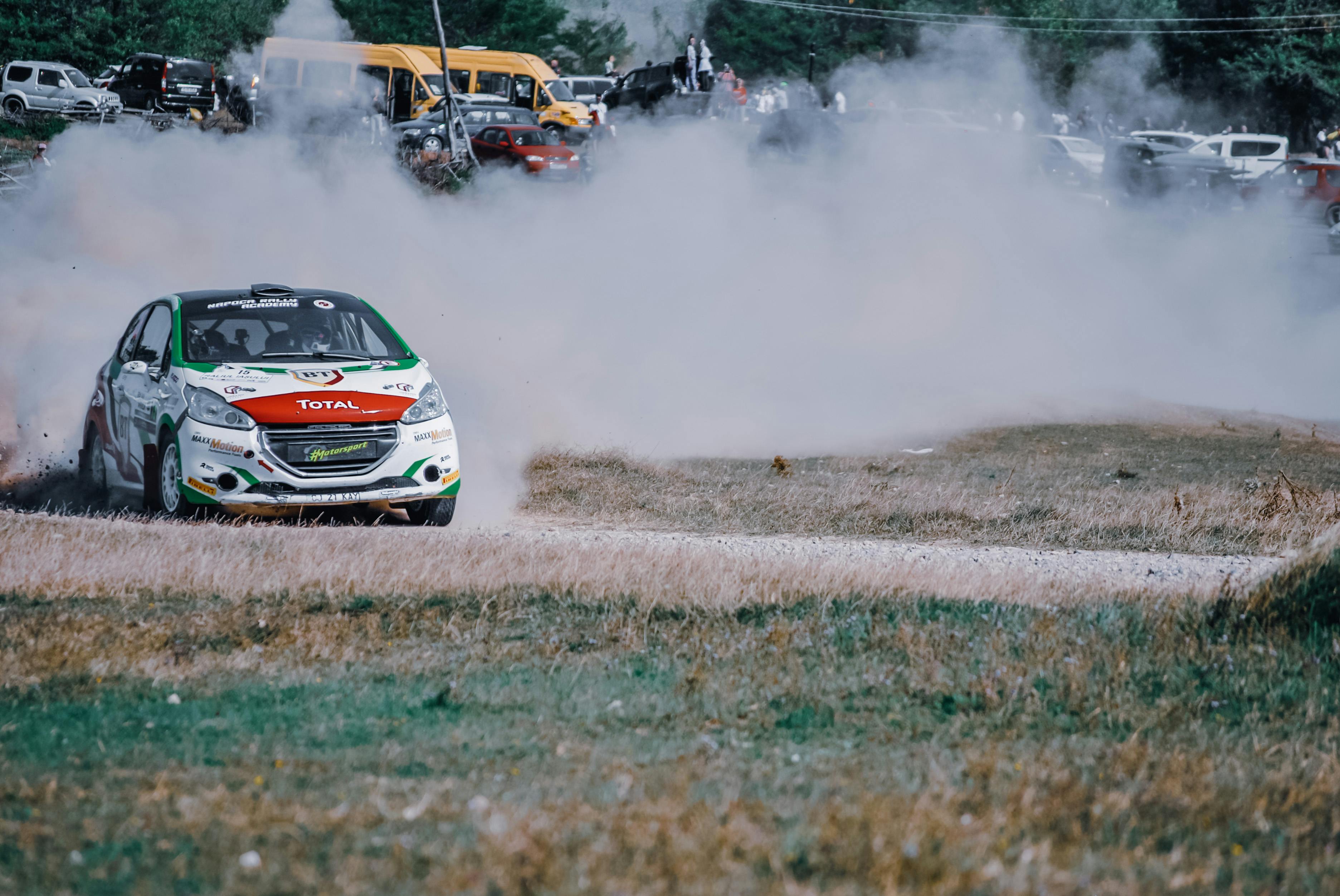 Dust behind Rally Car · Free Stock Photo