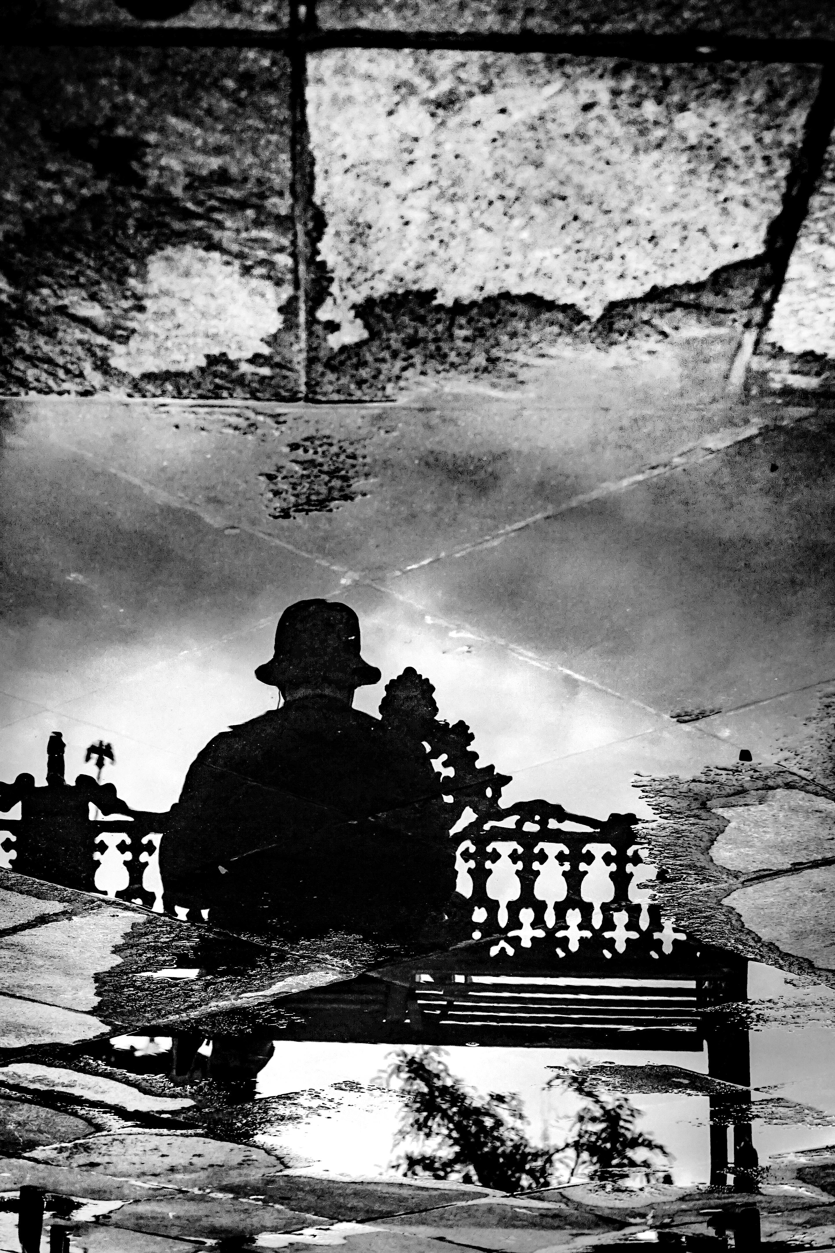 Reflection Of A Person Standing · Free Stock Photo