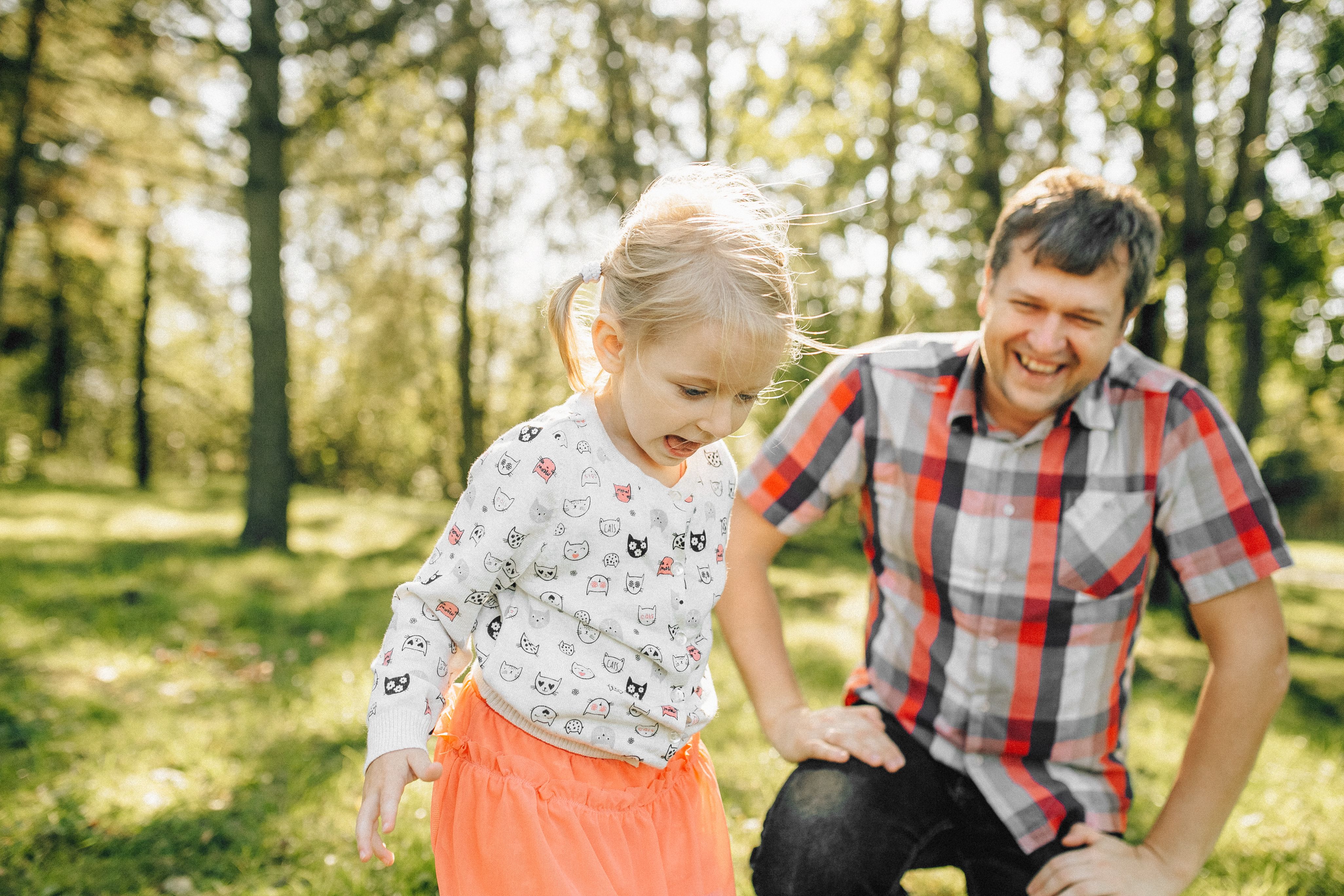 Happy Father looking at his Child · Free Stock Photo