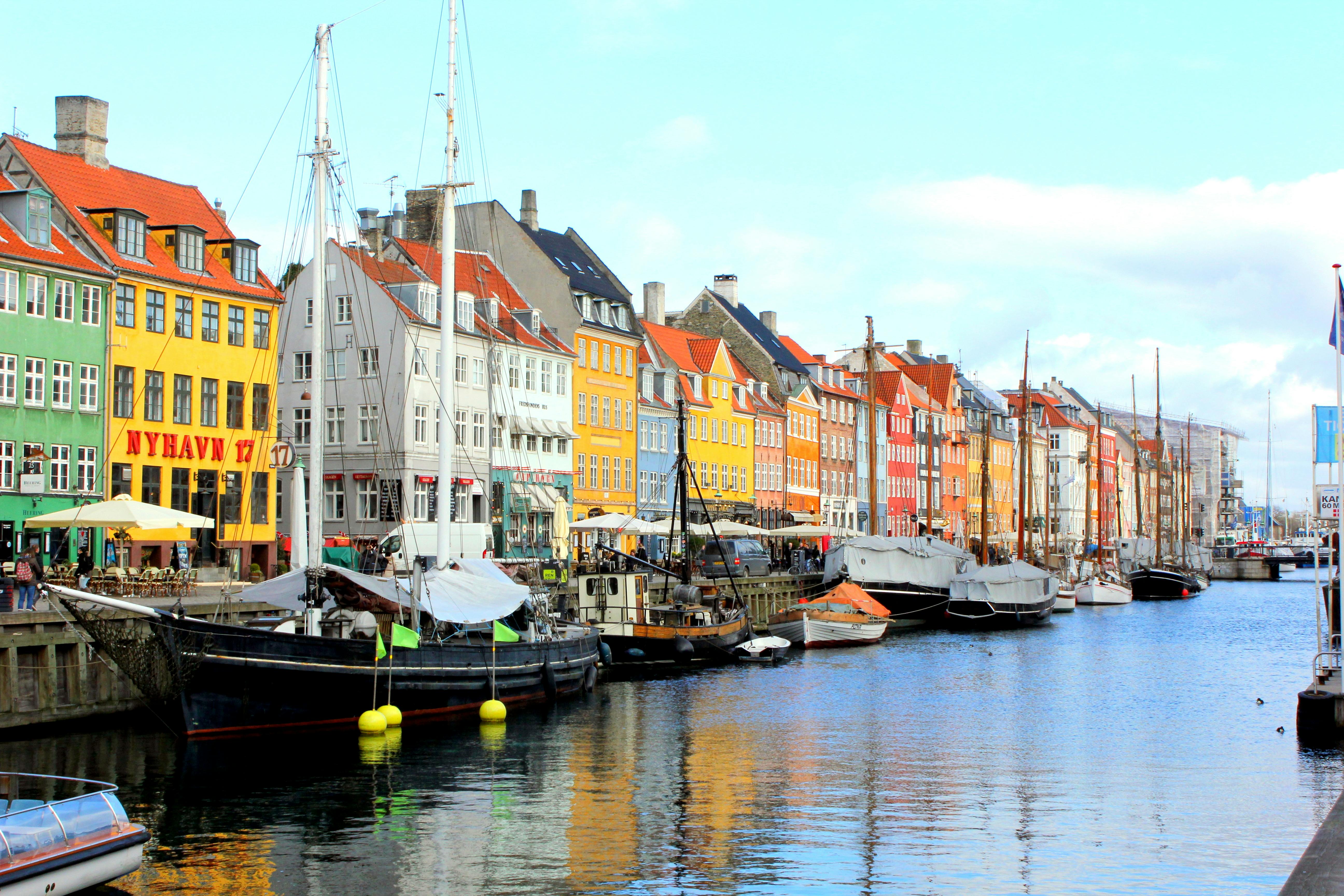Free stock photo of city, color, copenhagen