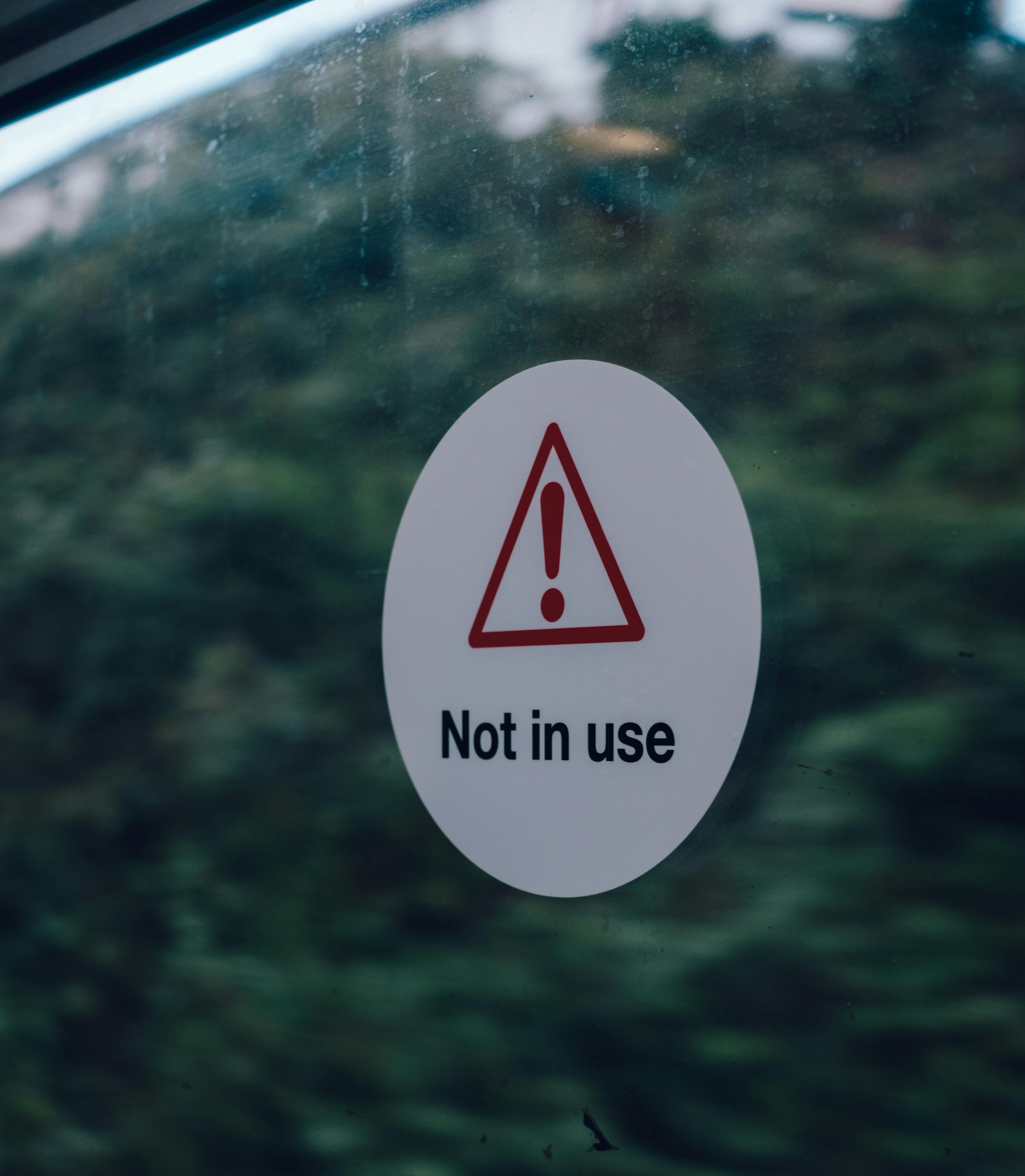 Signage Sticker on Post · Free Stock Photo