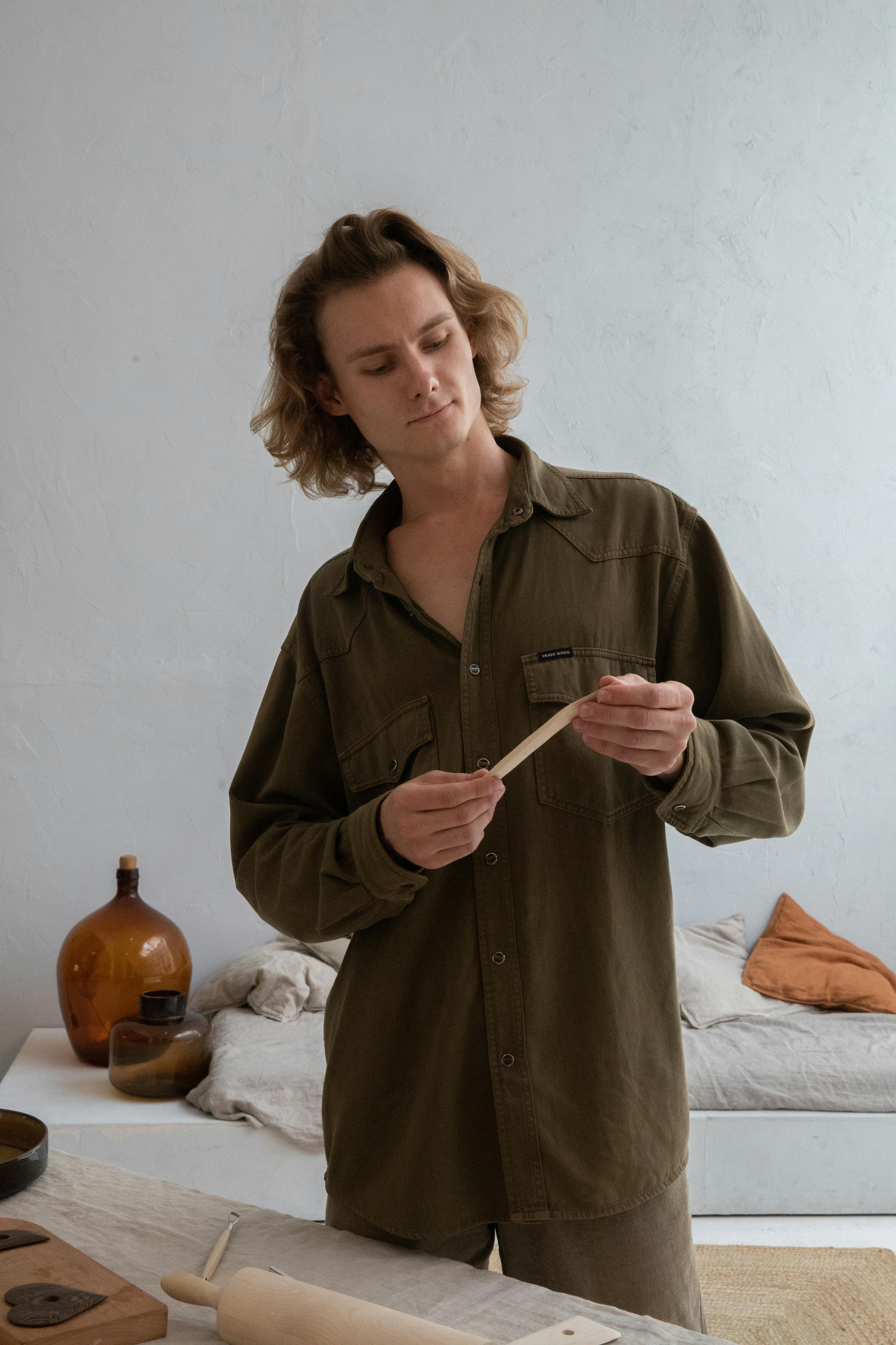 Person Using Tools In Woodworking · Free Stock Photo