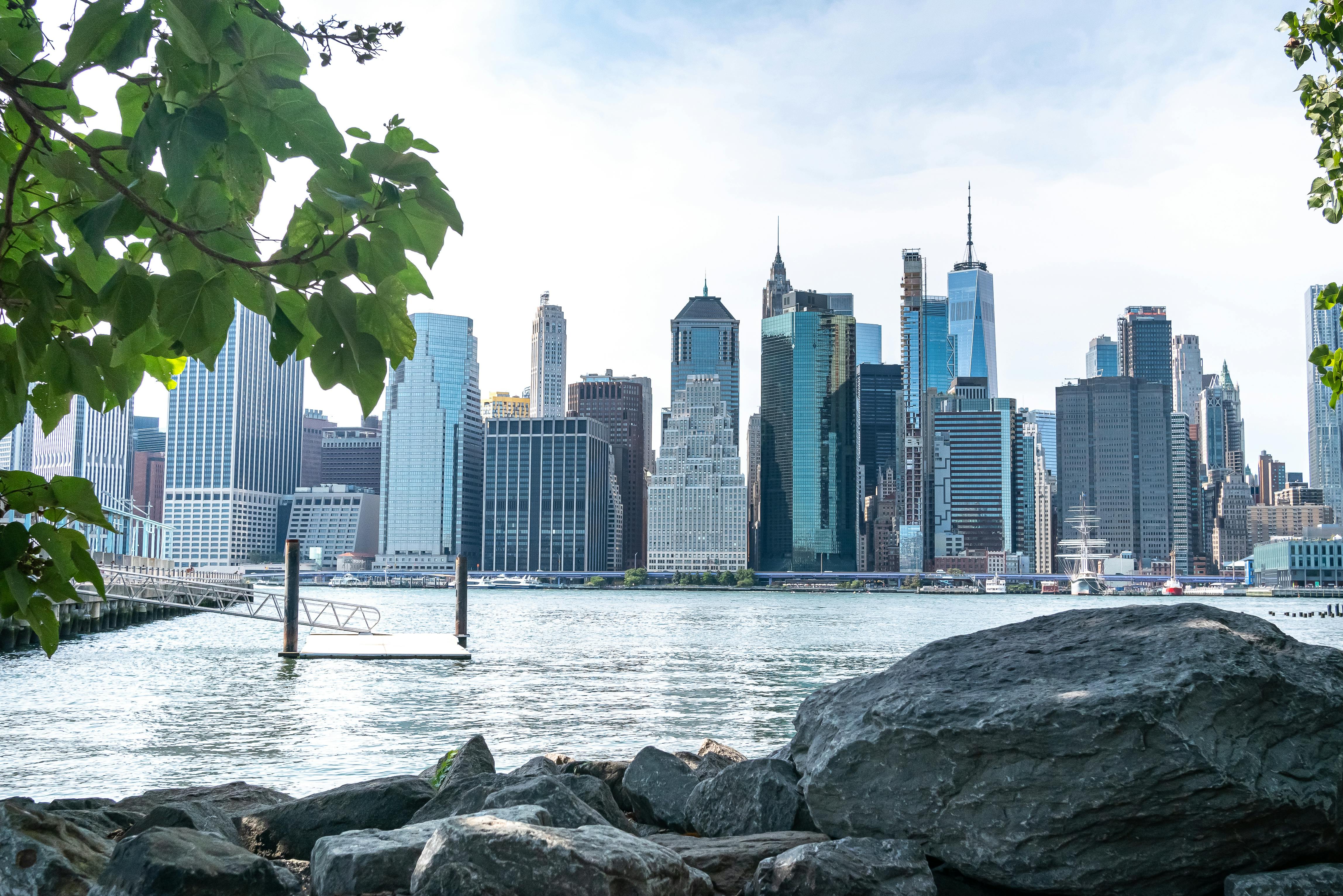 City Skyline Across Water · Free Stock Photo