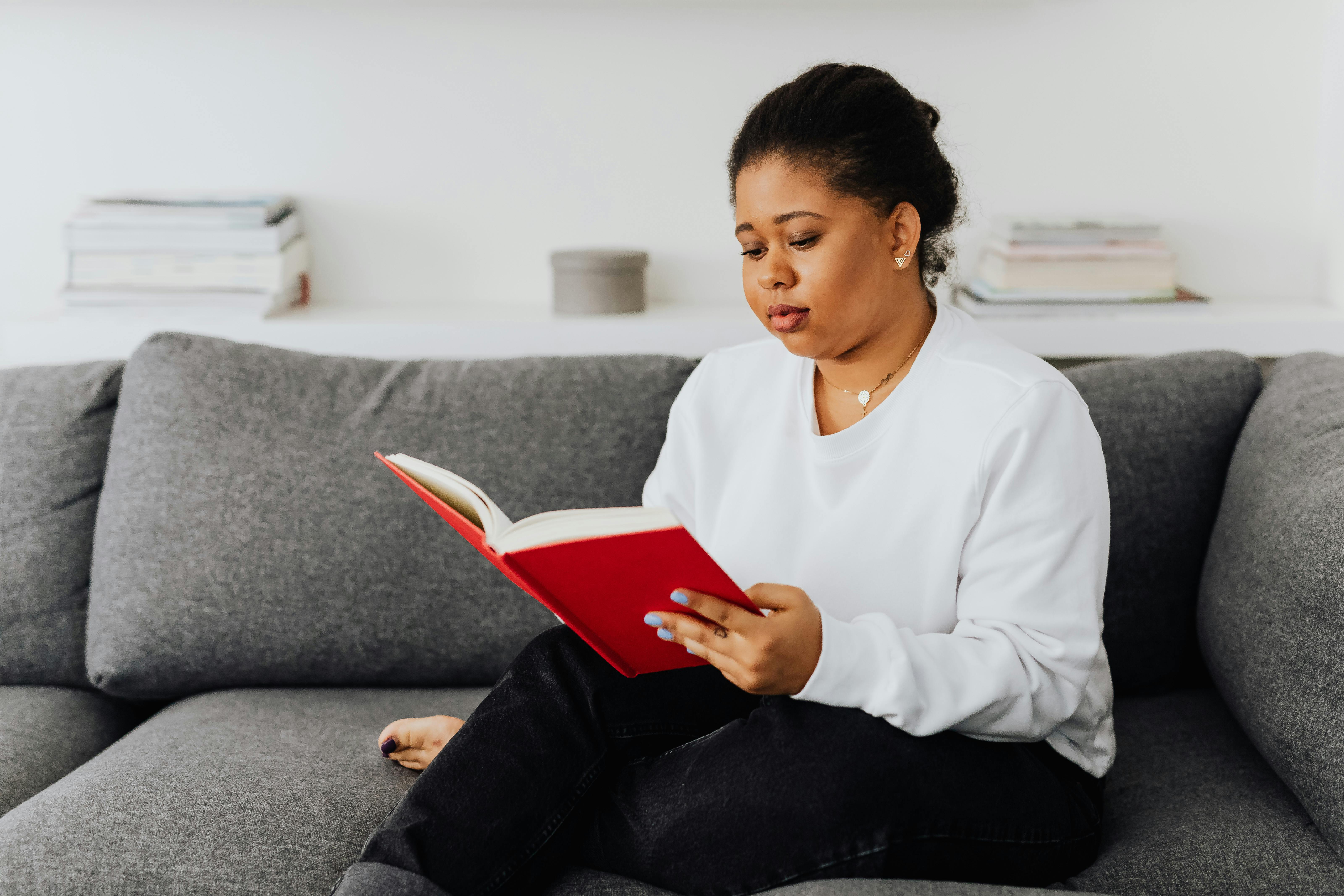 A Woman Reading a Book · Free Stock Photo