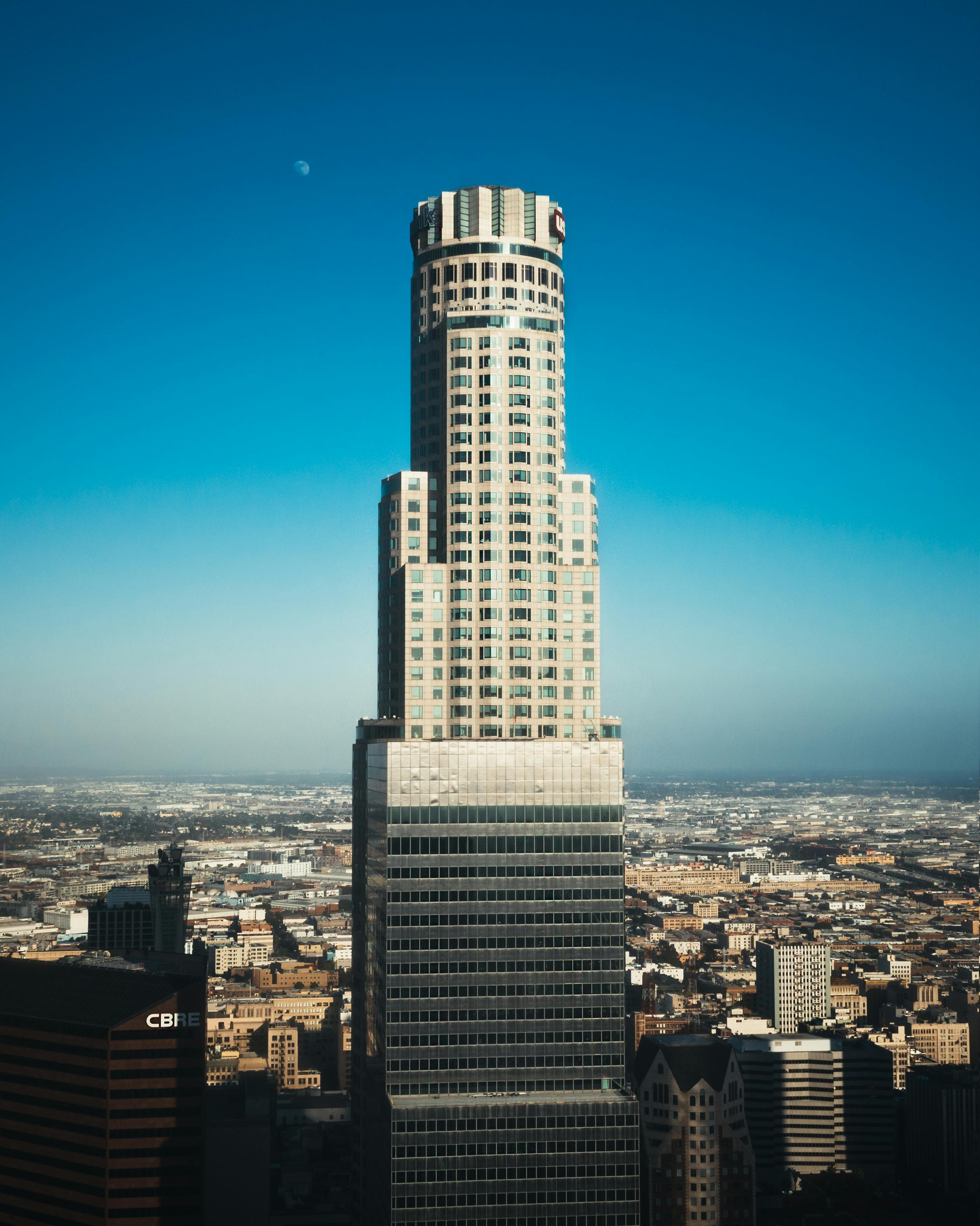 Aerial Photography of High Rise Buildings Under Blue Sky · Free Stock Photo