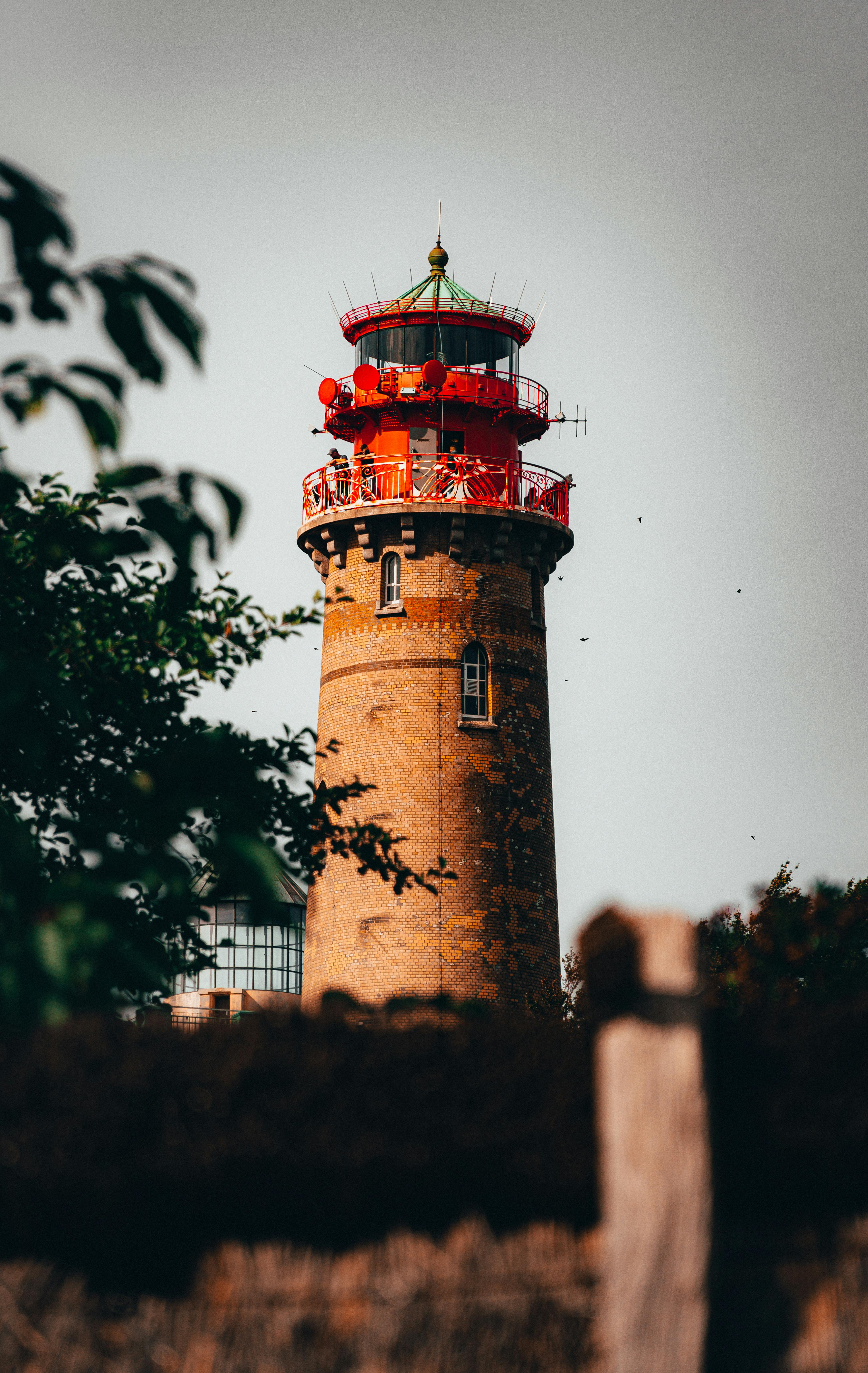 Photo of a Red Lighthouse · Free Stock Photo
