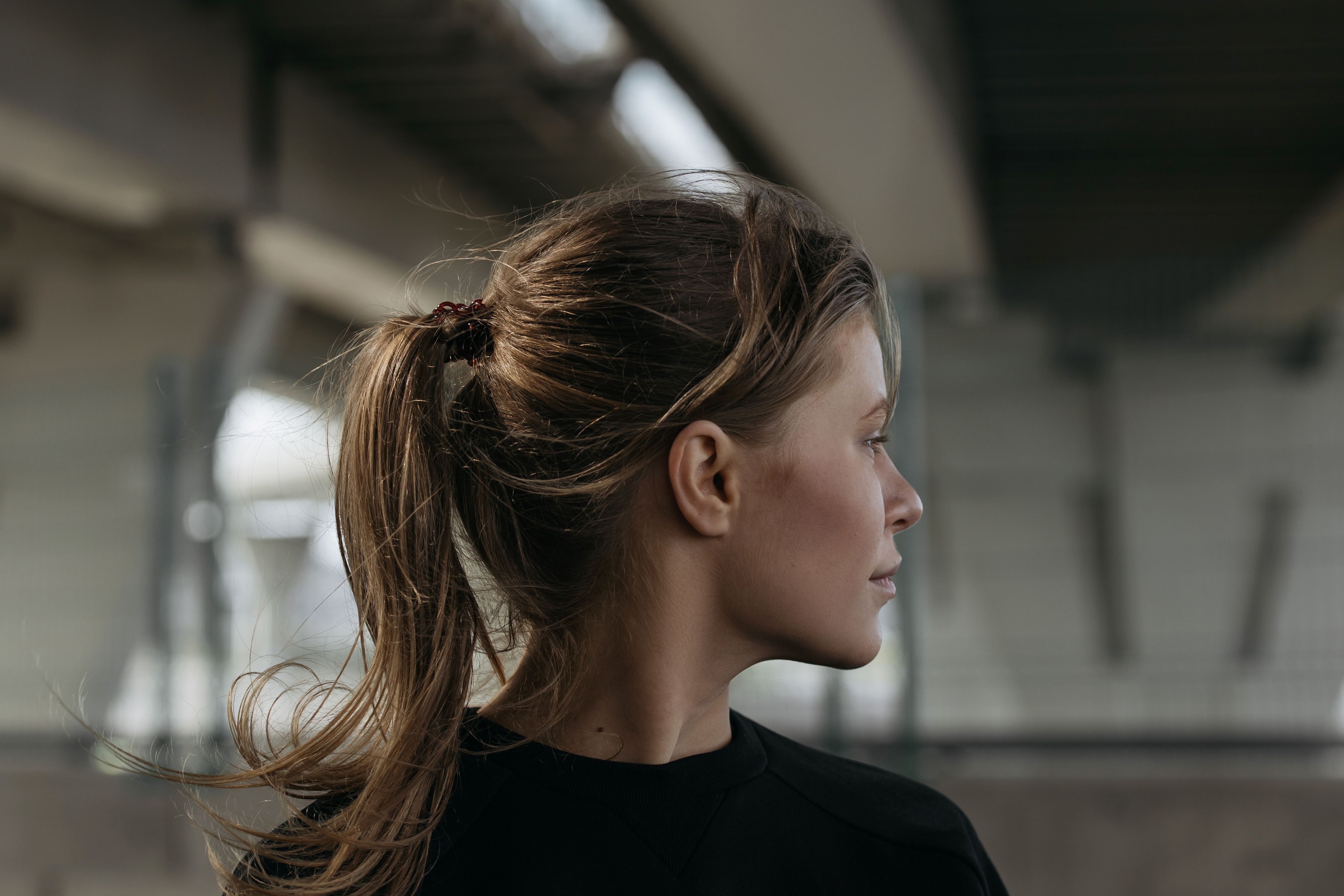 A Woman with a Ponytail · Free Stock Photo