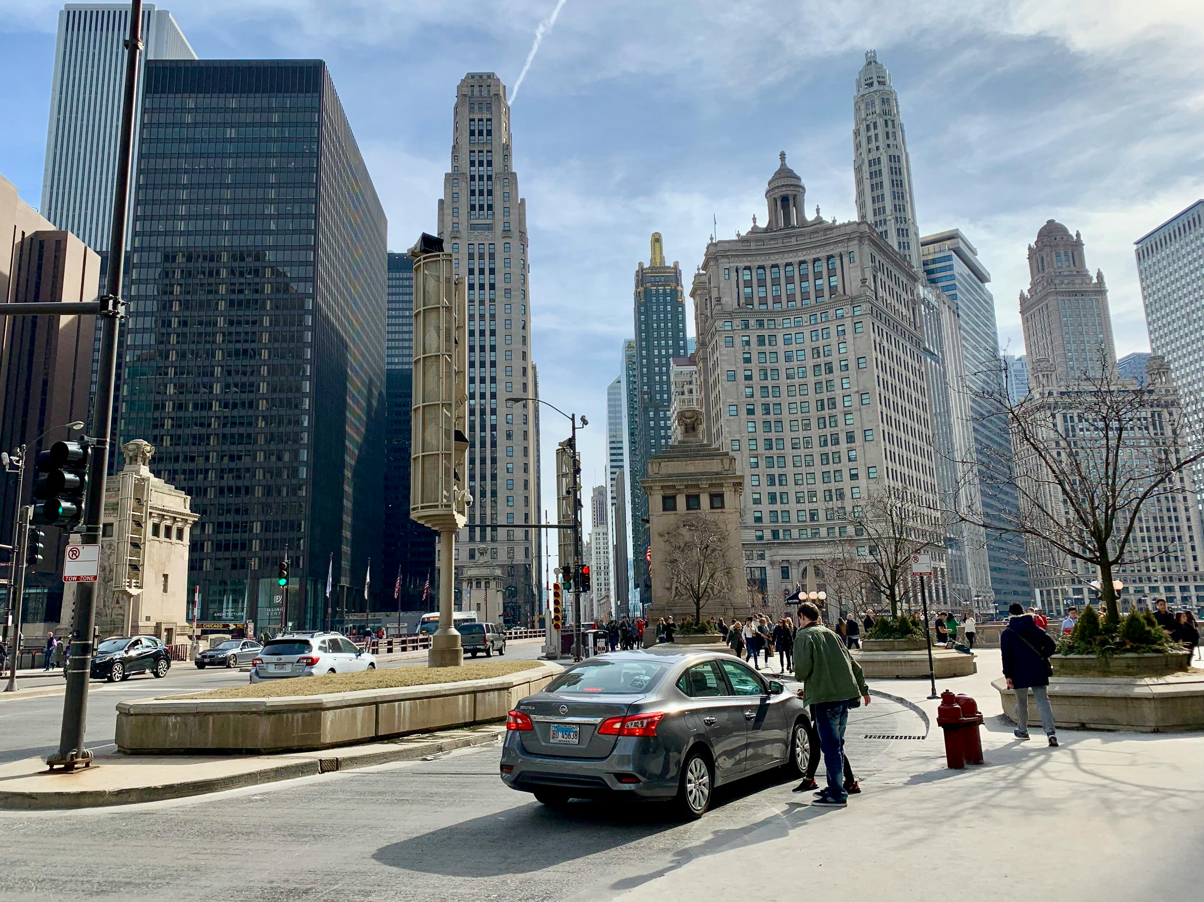 Man Looking At Buildings · Free Stock Photo