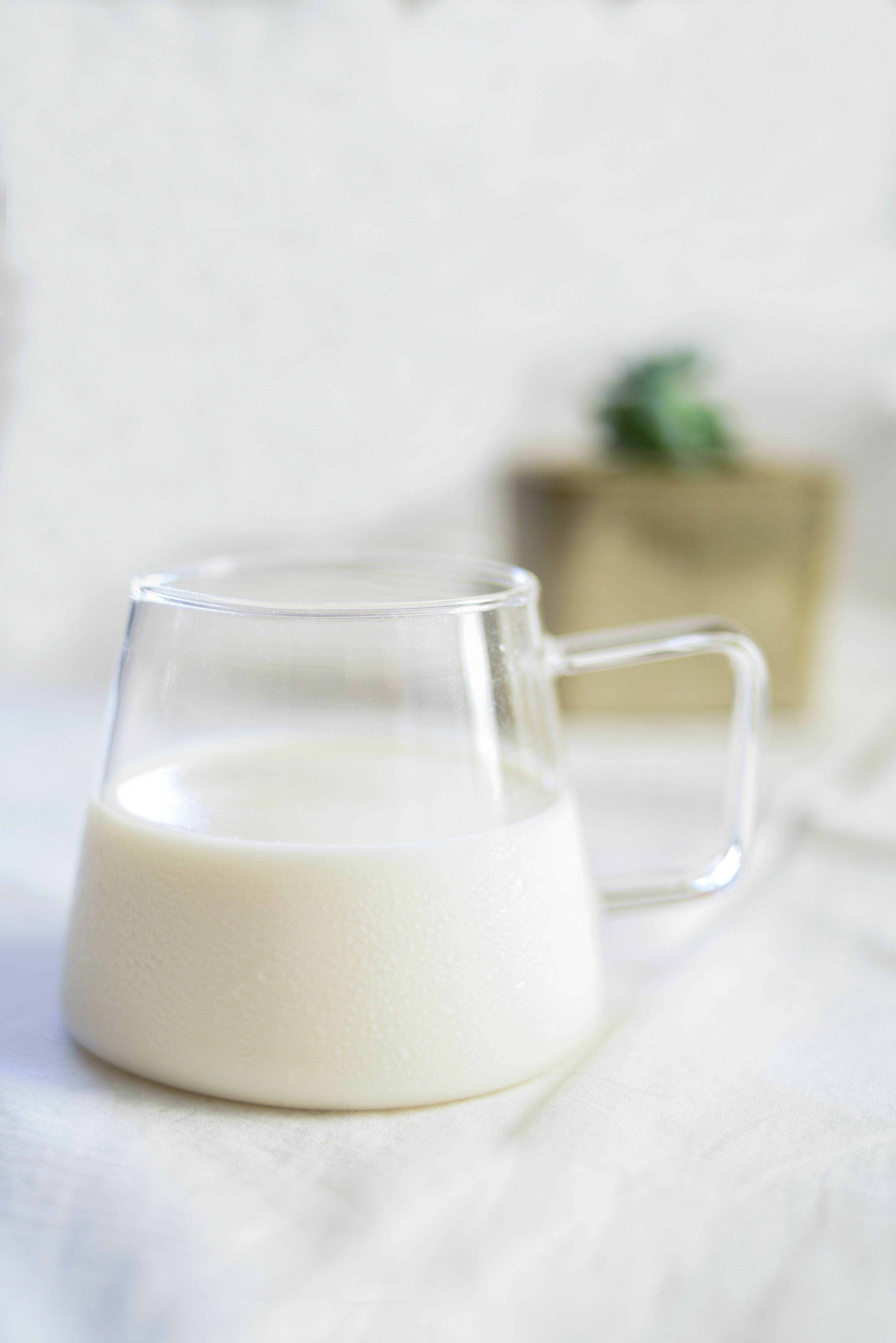 Yellow Ceramic Mug With Milk · Free Stock Photo