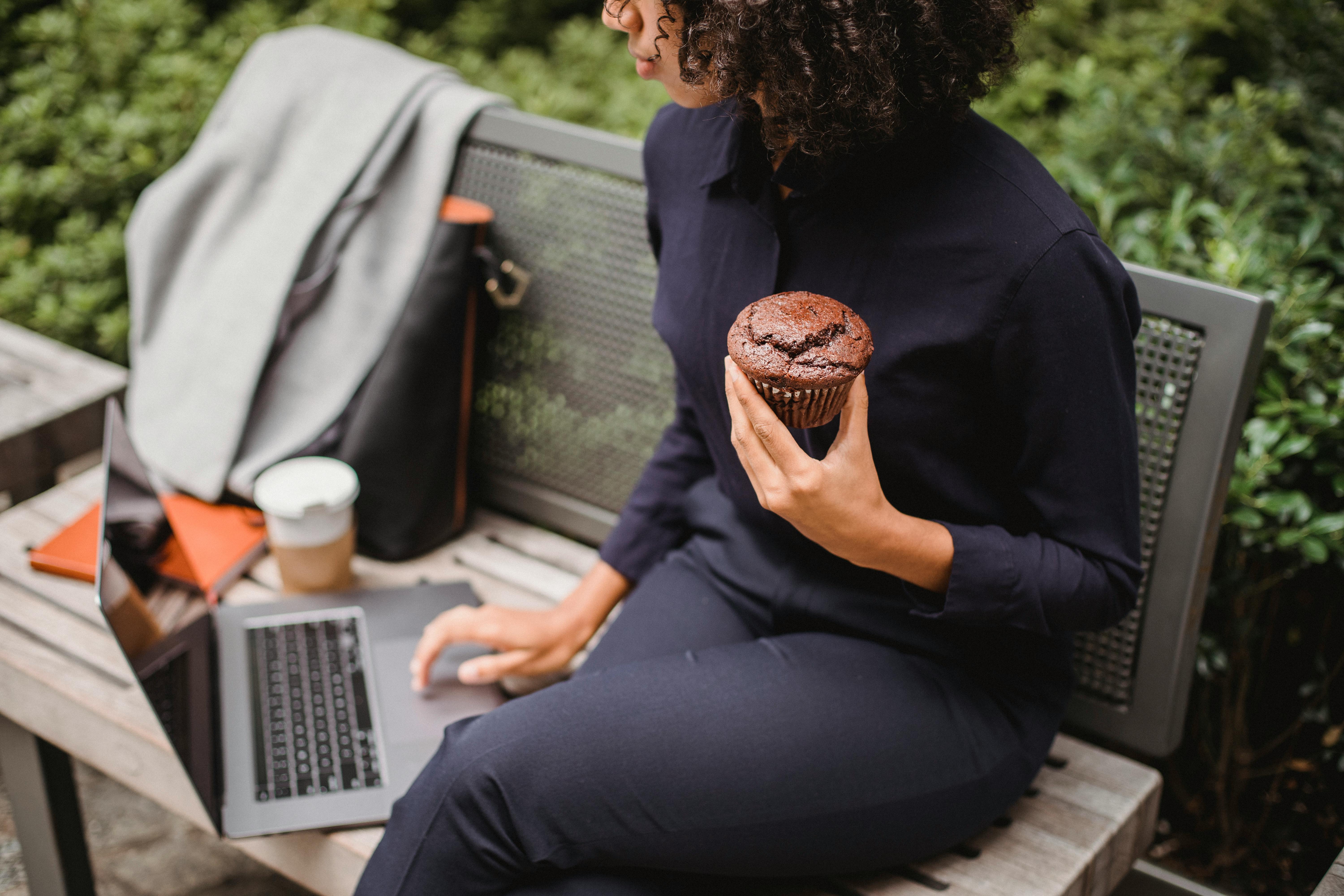 Crop unrecognizable businesswoman typing on laptop at home · Free Stock ...