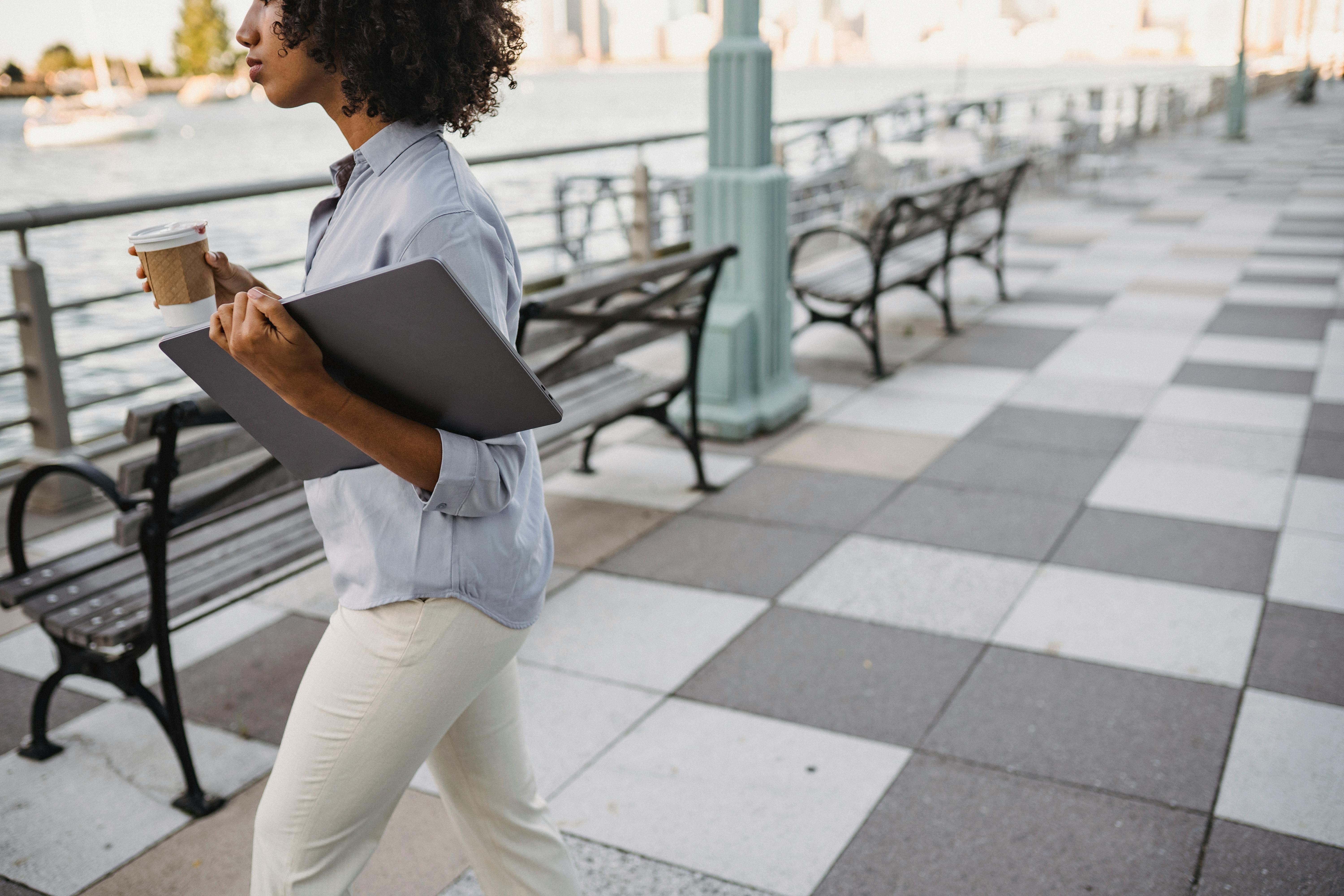 Walking With Laptop Photos, Download The BEST Free Walking With Laptop ...