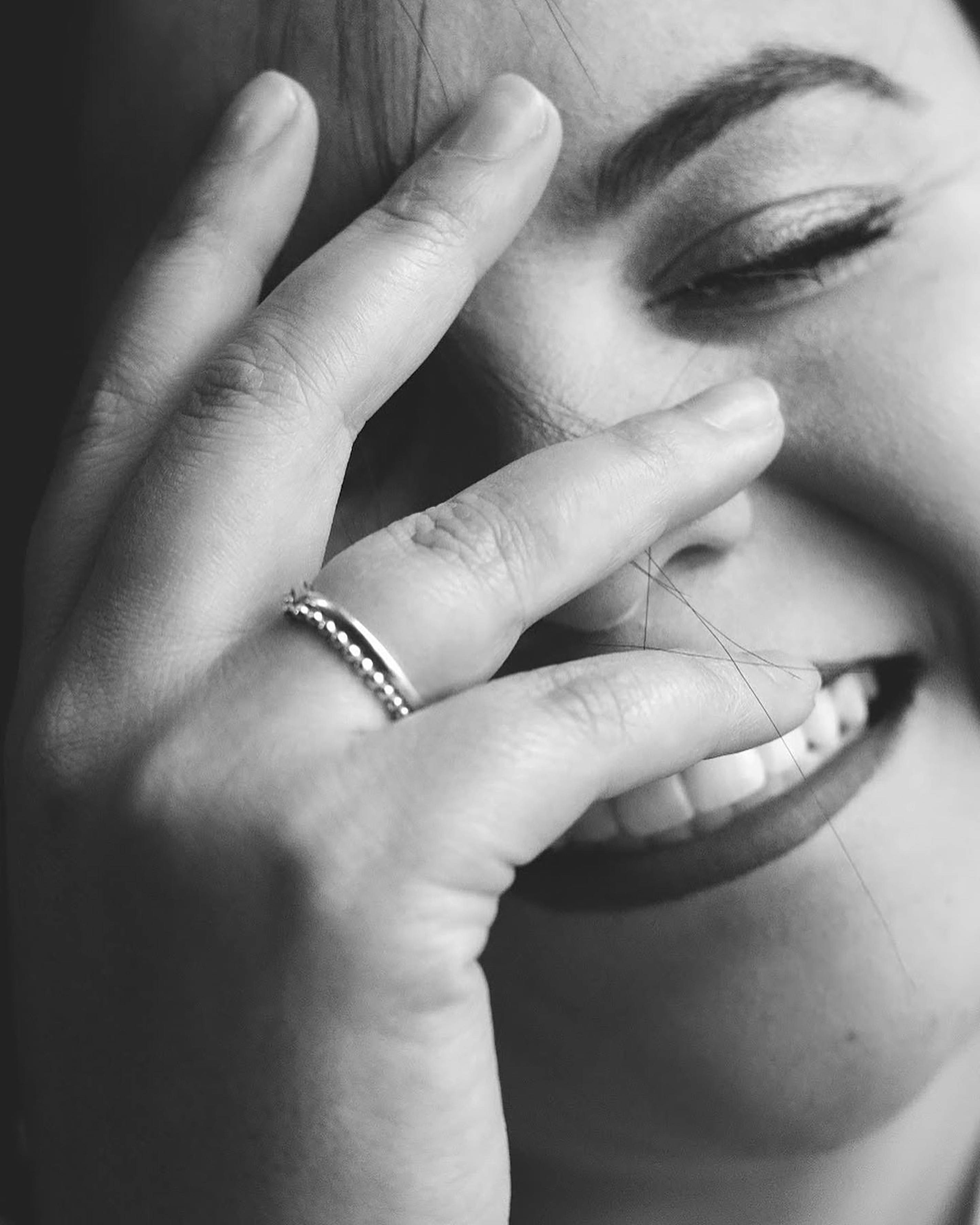 Hand Covering Womans Face · Free Stock Photo