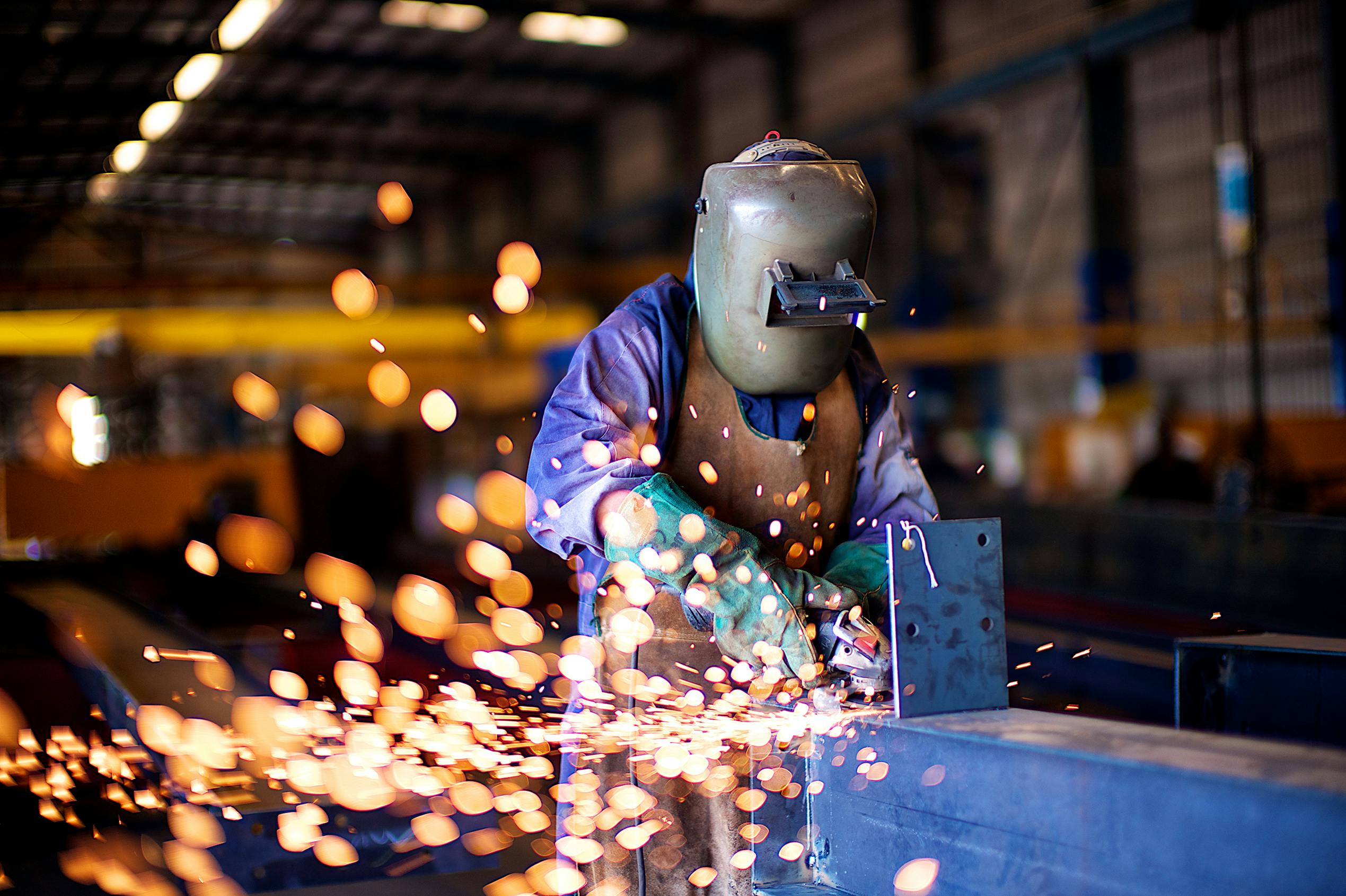 A Welder at Work · Free Stock Photo