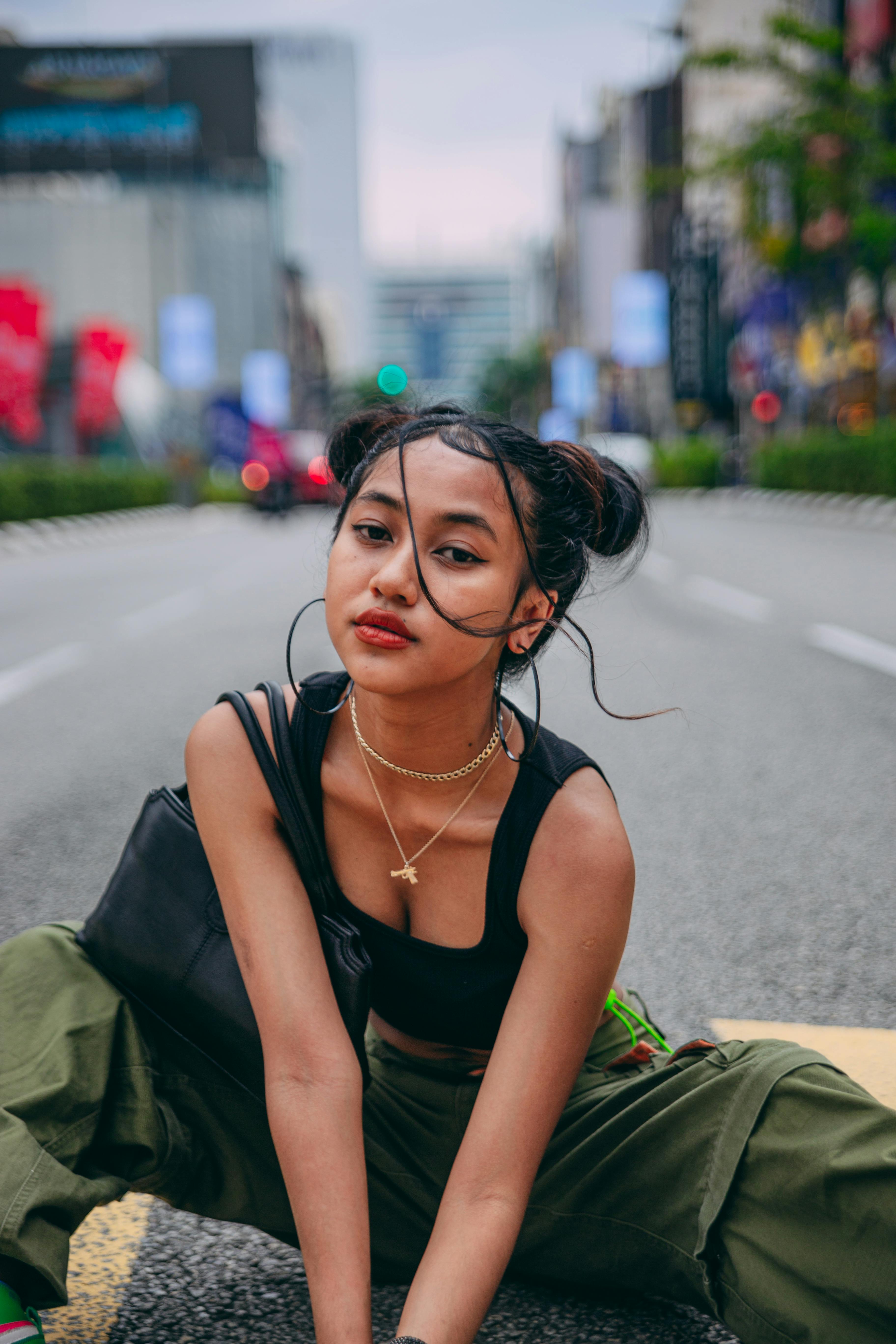 A Man And a Woman Floral Design Outfit · Free Stock Photo