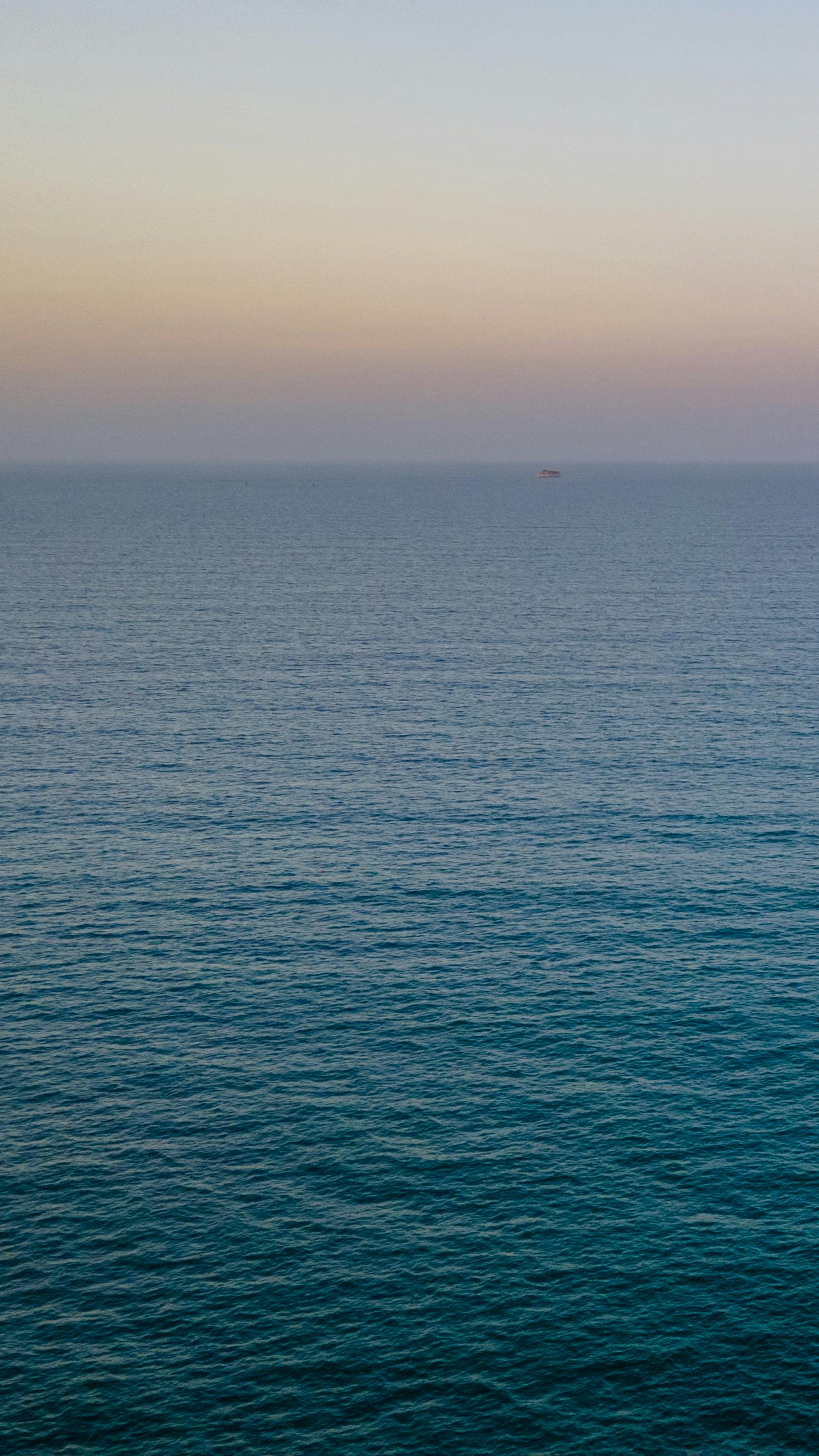 Aerial View of a Calm Sea · Free Stock Photo
