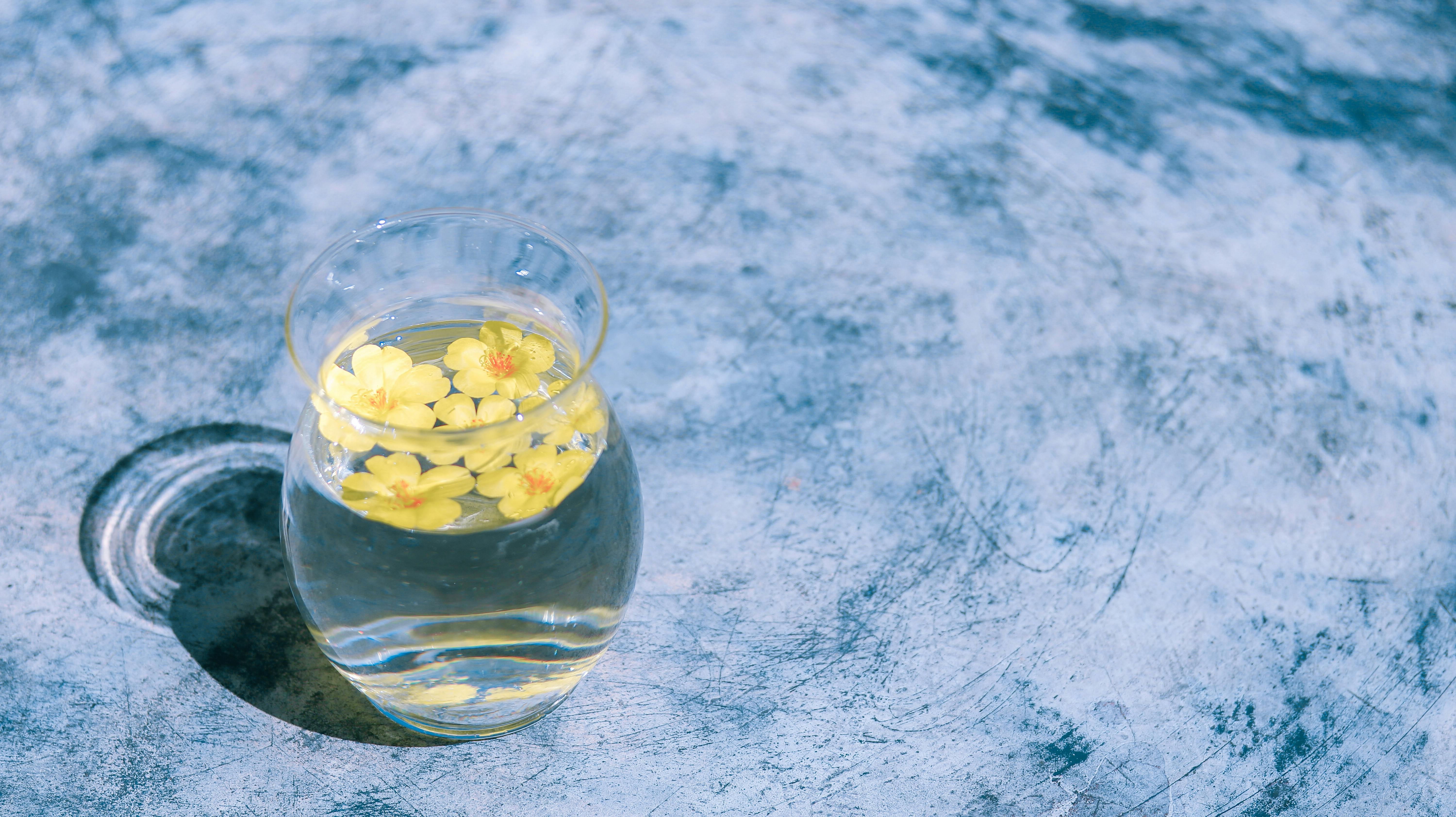 Candle in Glass Jar with Flower Petals · Free Stock Photo