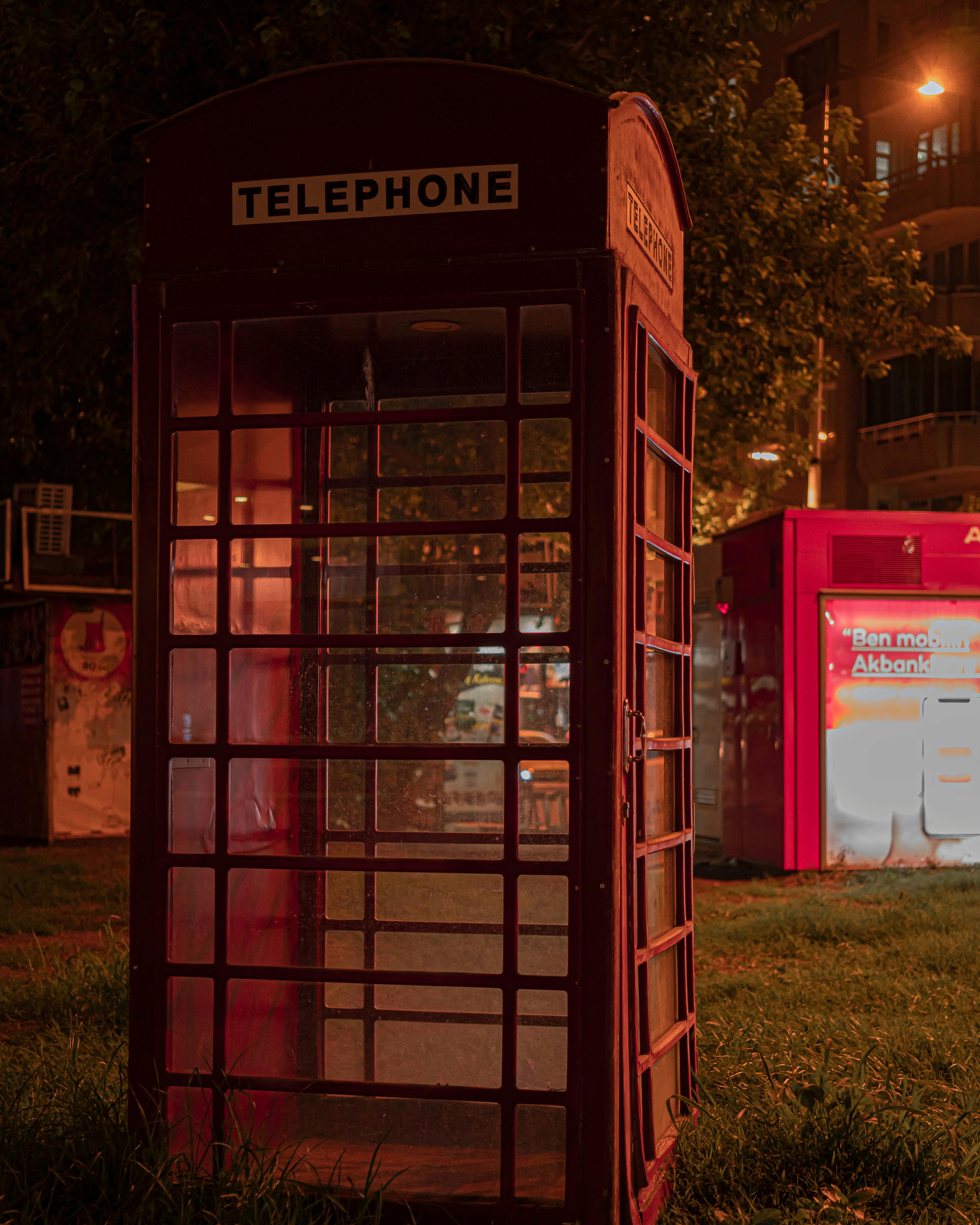 Photo of an Empty Telephone Booth · Free Stock Photo