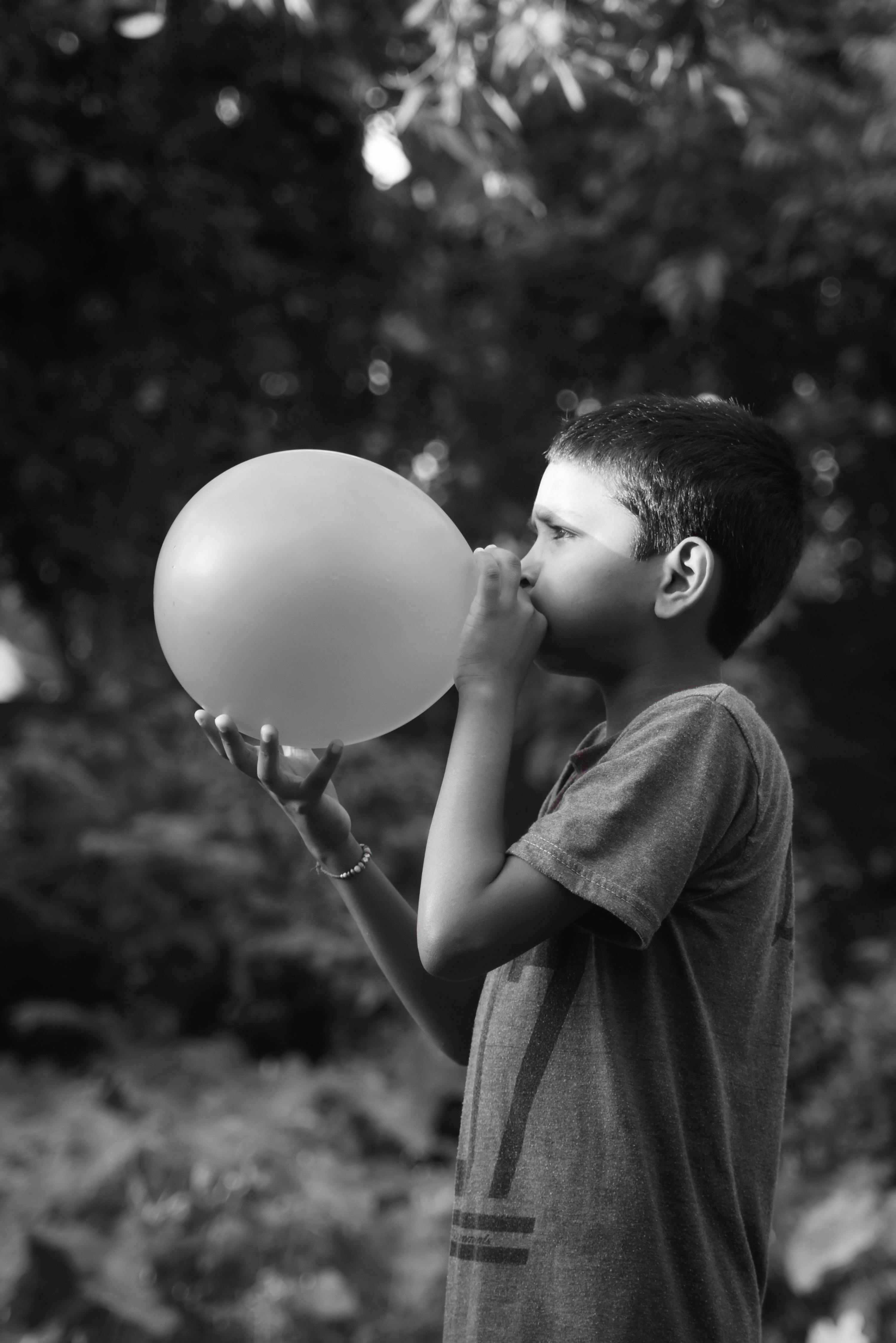 Balloon Blowing Photos, Download The BEST Free Balloon Blowing Stock ...