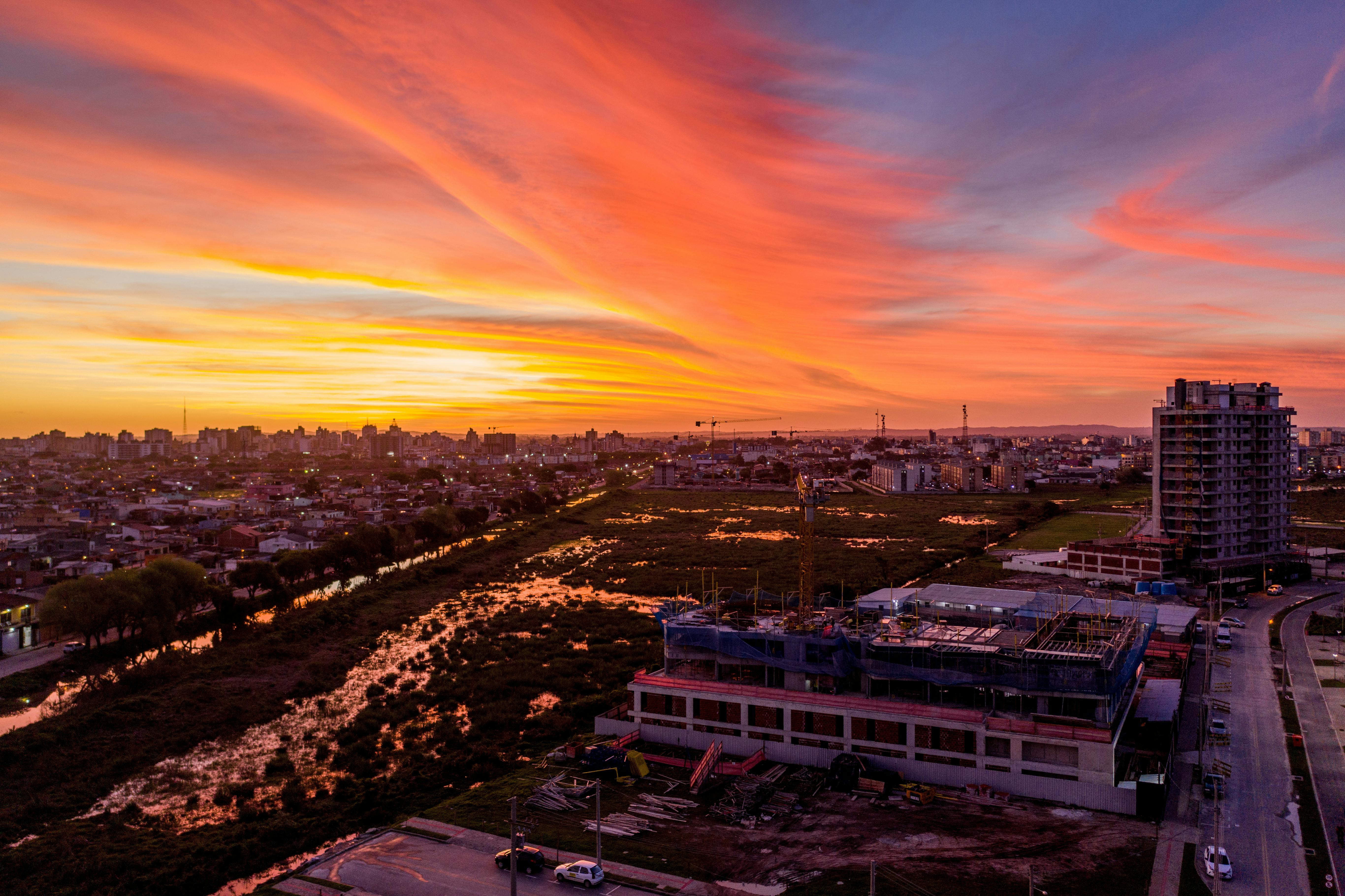 High Rise Buildings during Sunset · Free Stock Photo