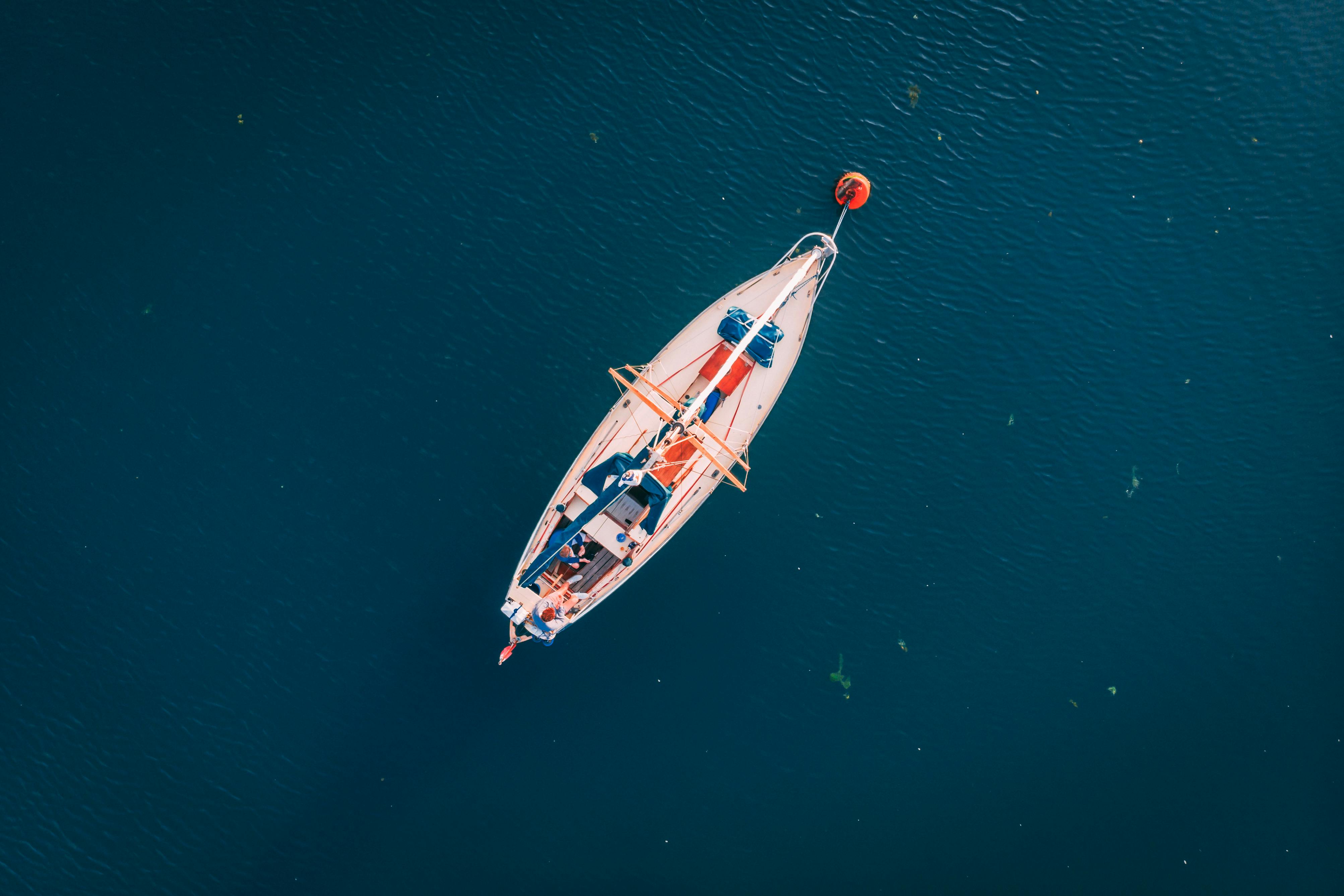 Top View Photo of Boats On Ocean · Free Stock Photo