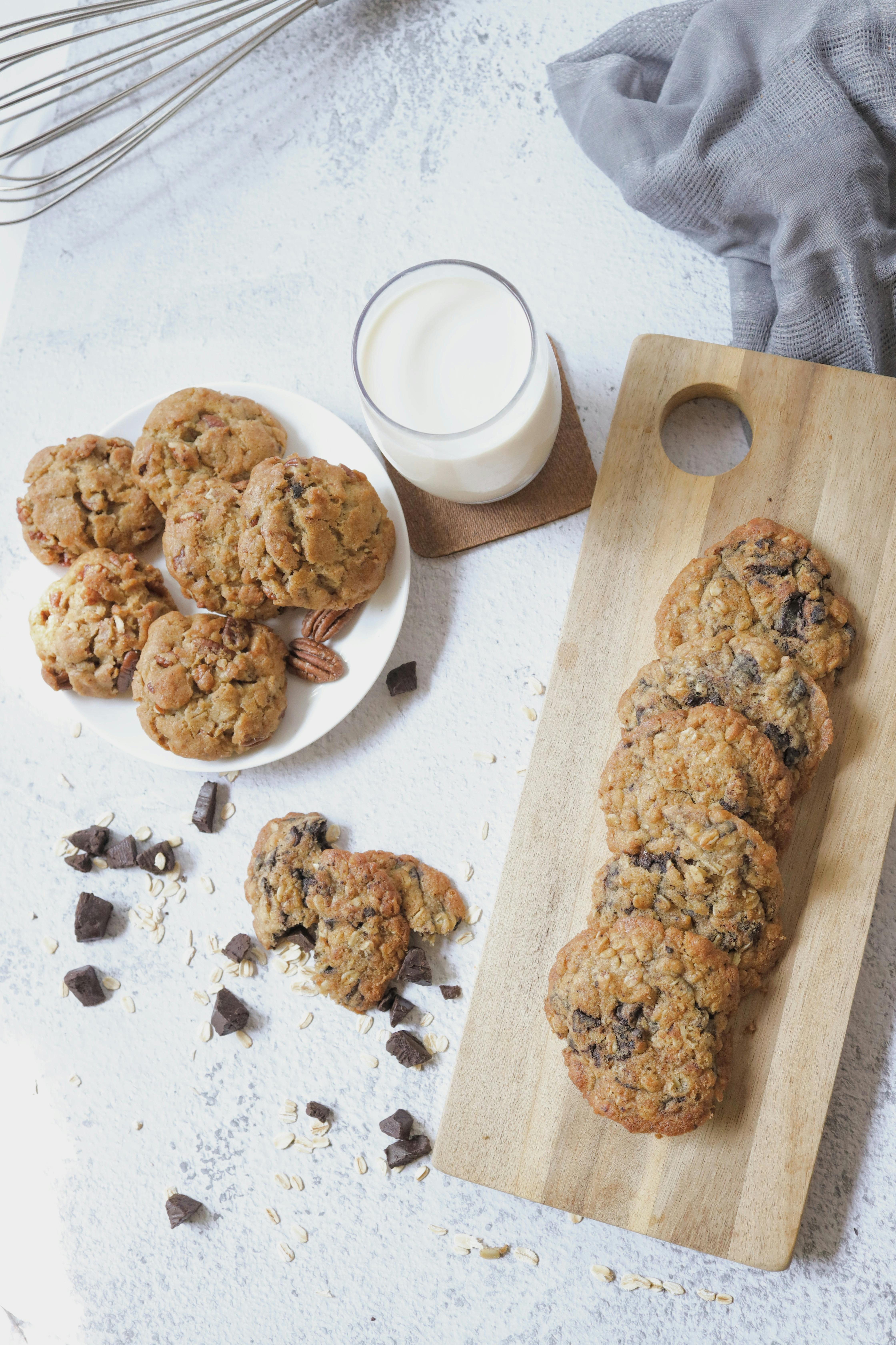 Stack of Delicious Homemade Cookies on Plate · Free Stock Photo
