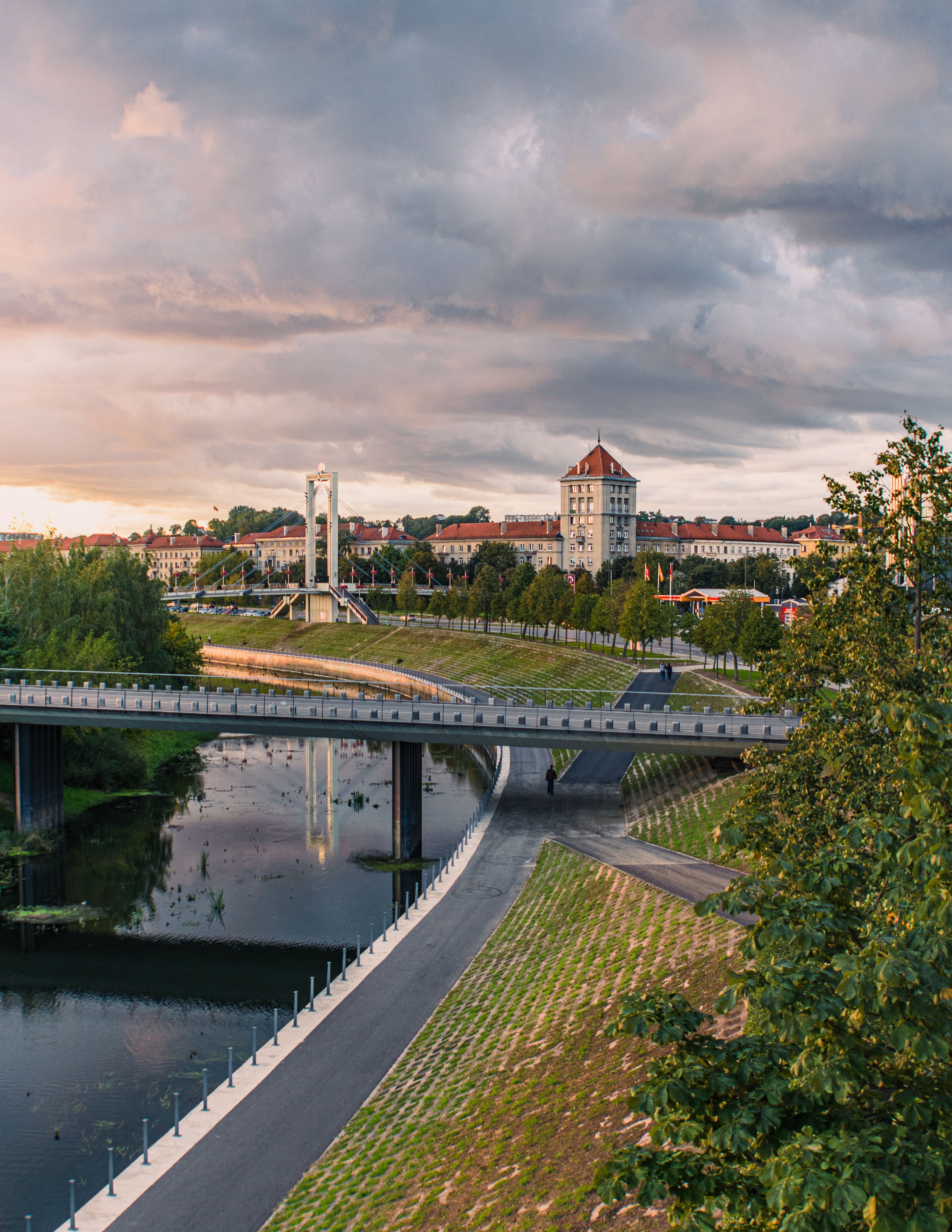 Bridge by the River in Vilnius · Free Stock Photo