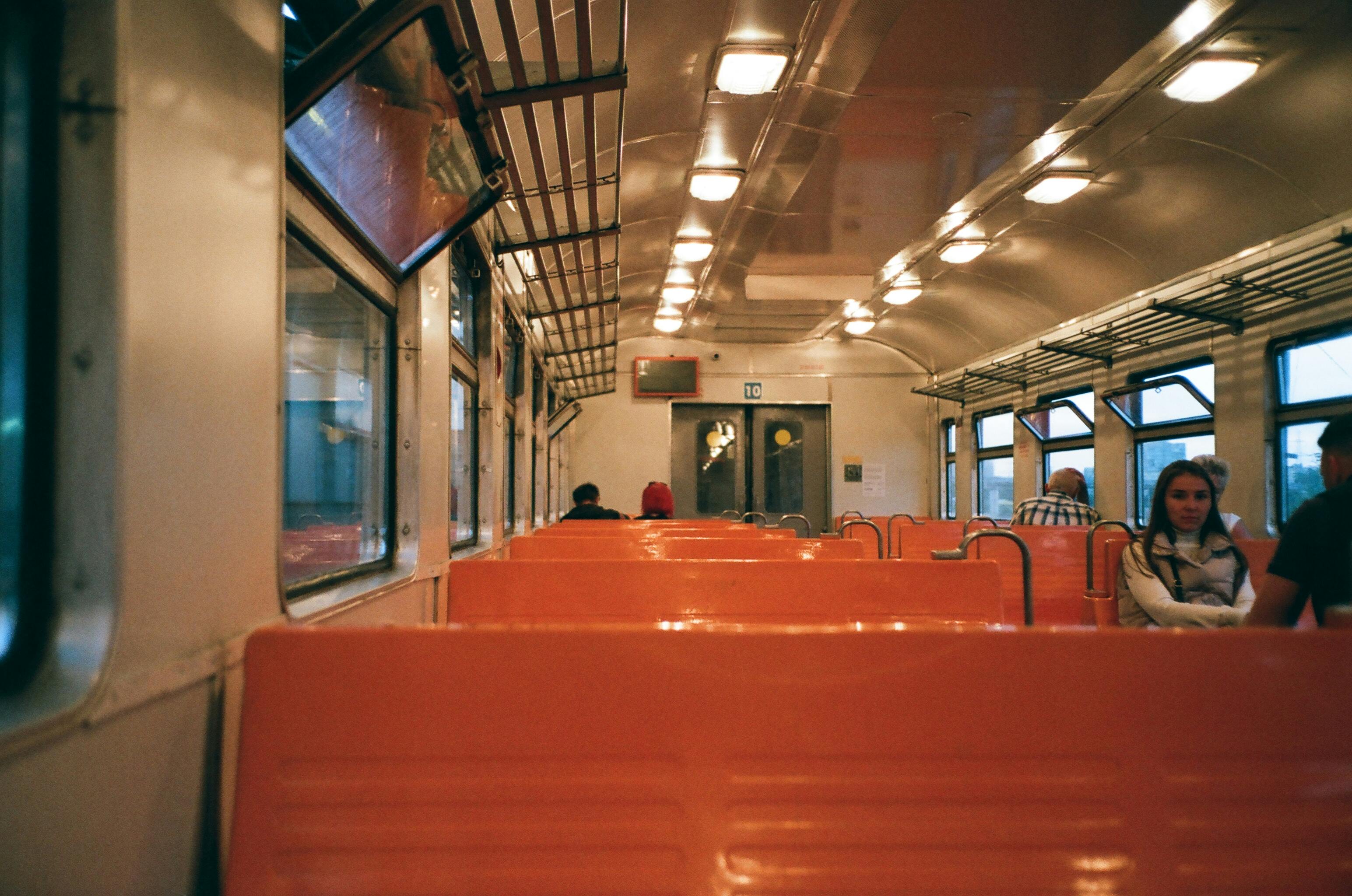 Passengers in train during ride · Free Stock Photo
