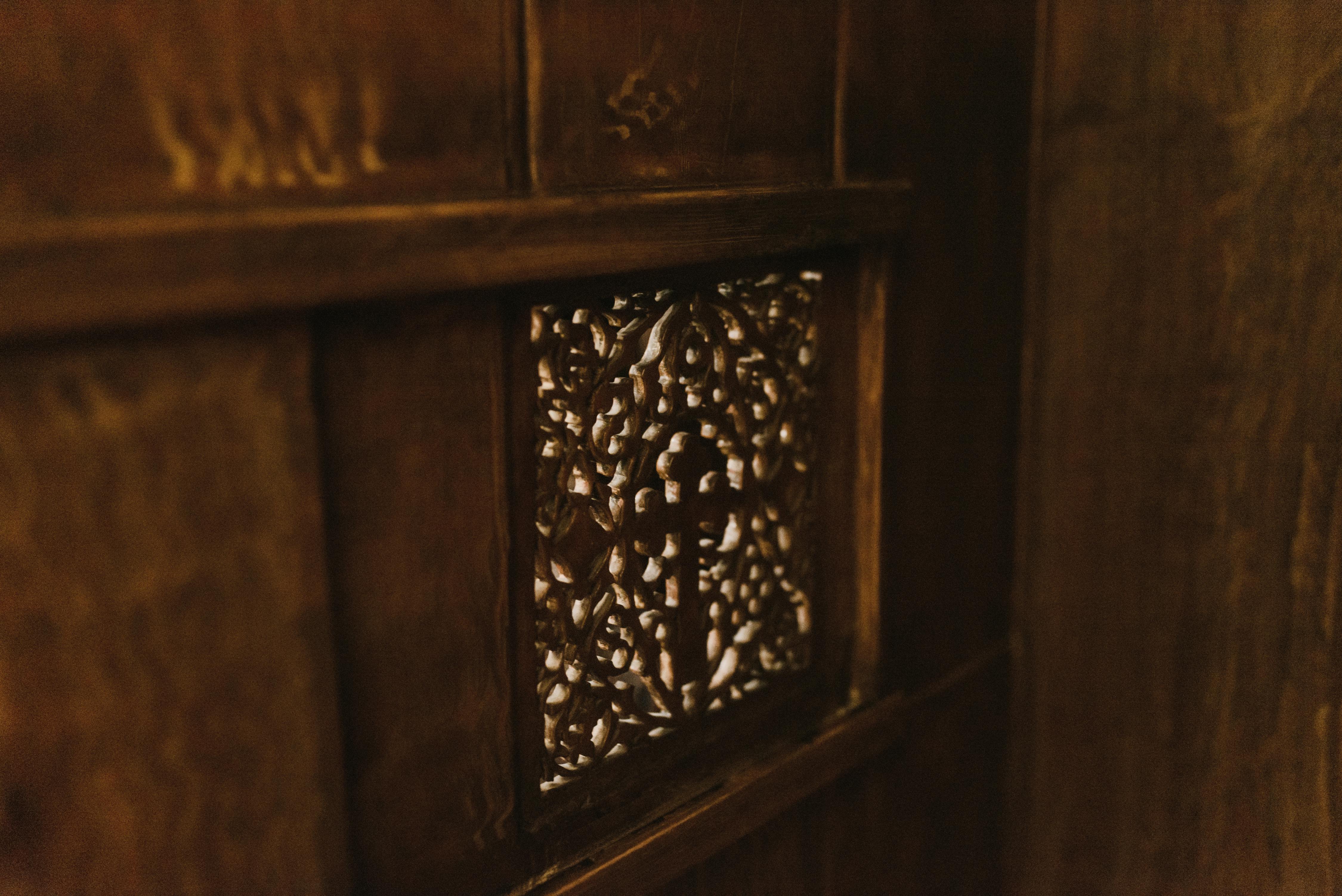 Close up of Wall and Window in Confessional · Free Stock Photo