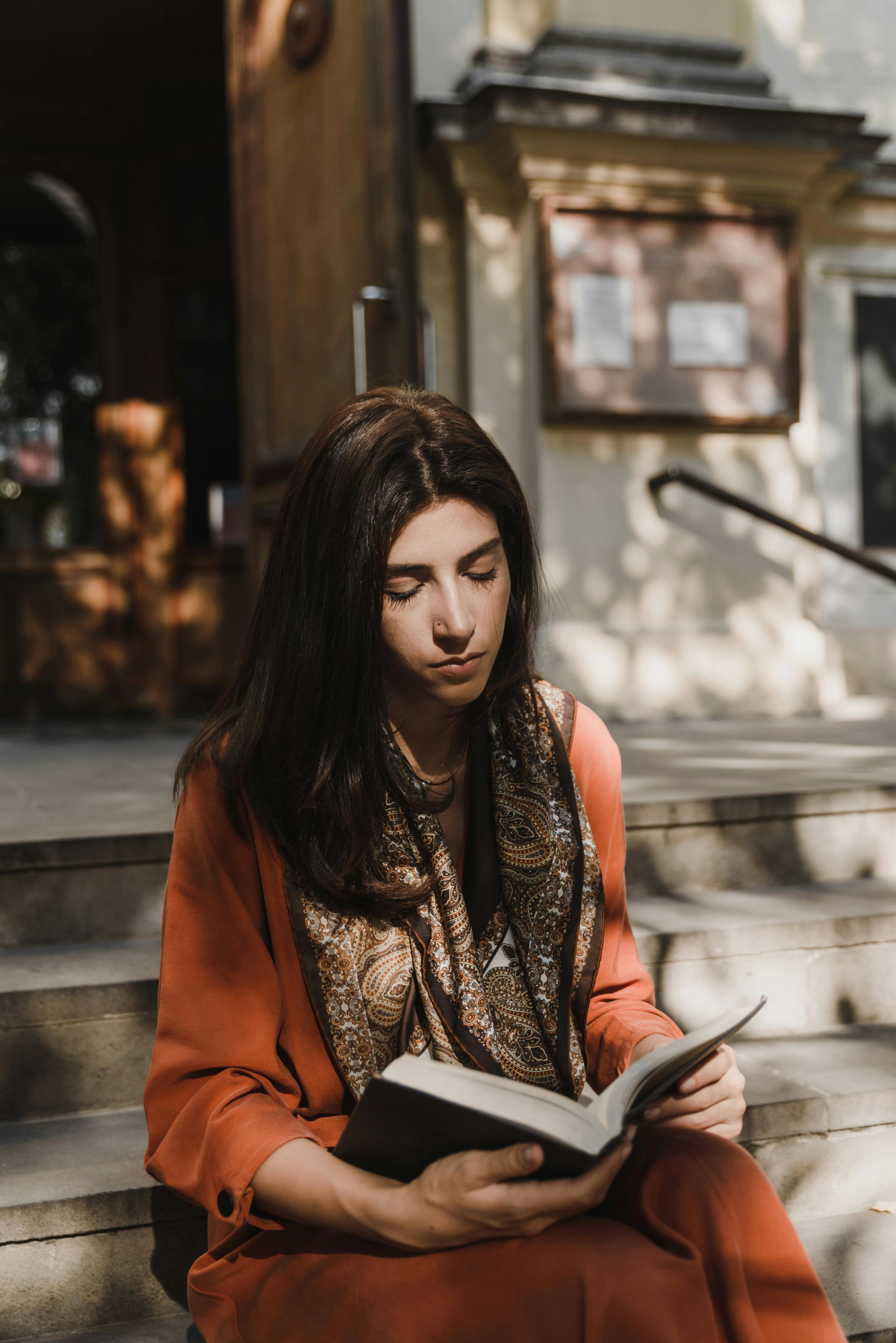 A Woman Reading a Book · Free Stock Photo