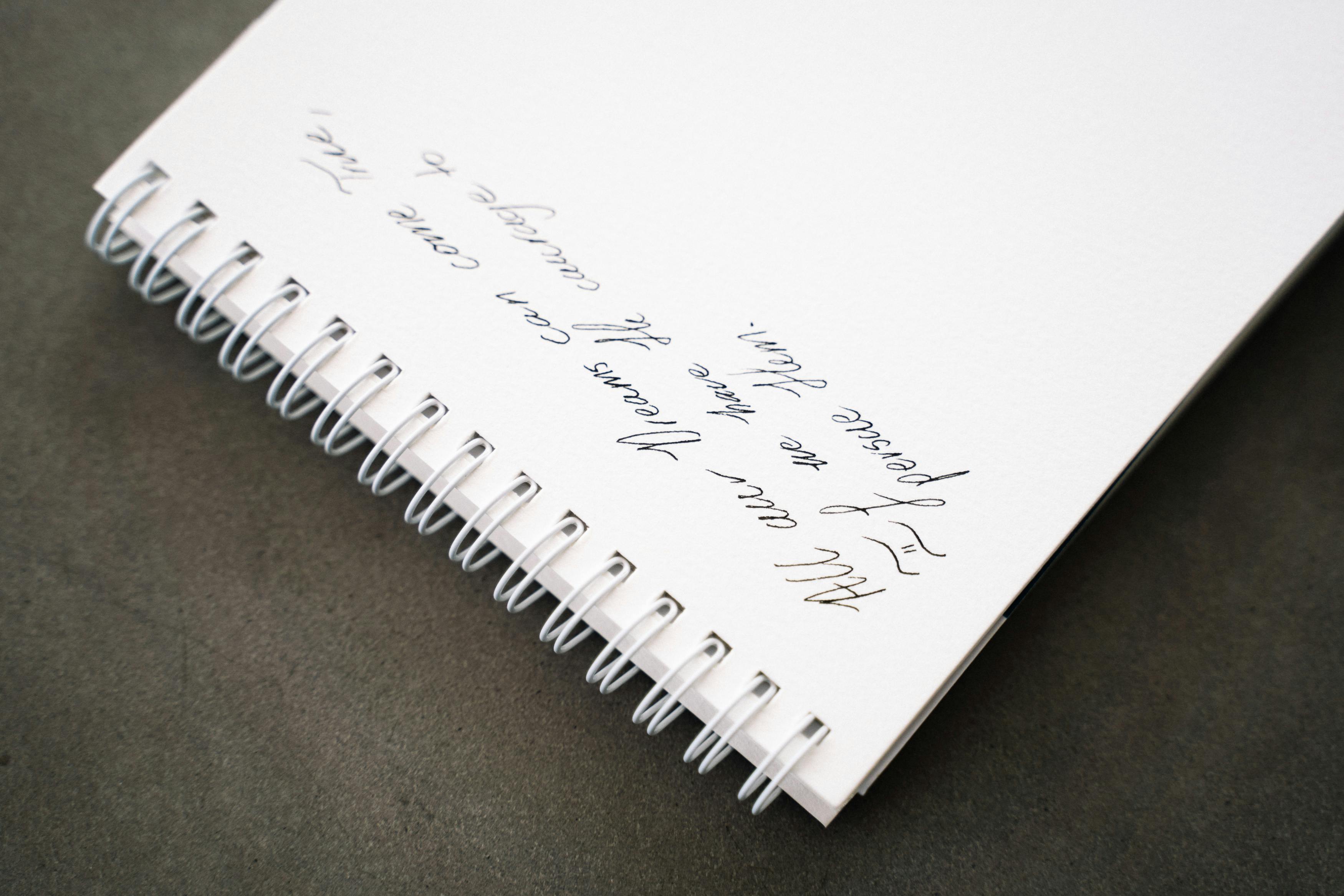 A Close-Up Shot of a Handwritten Quote · Free Stock Photo