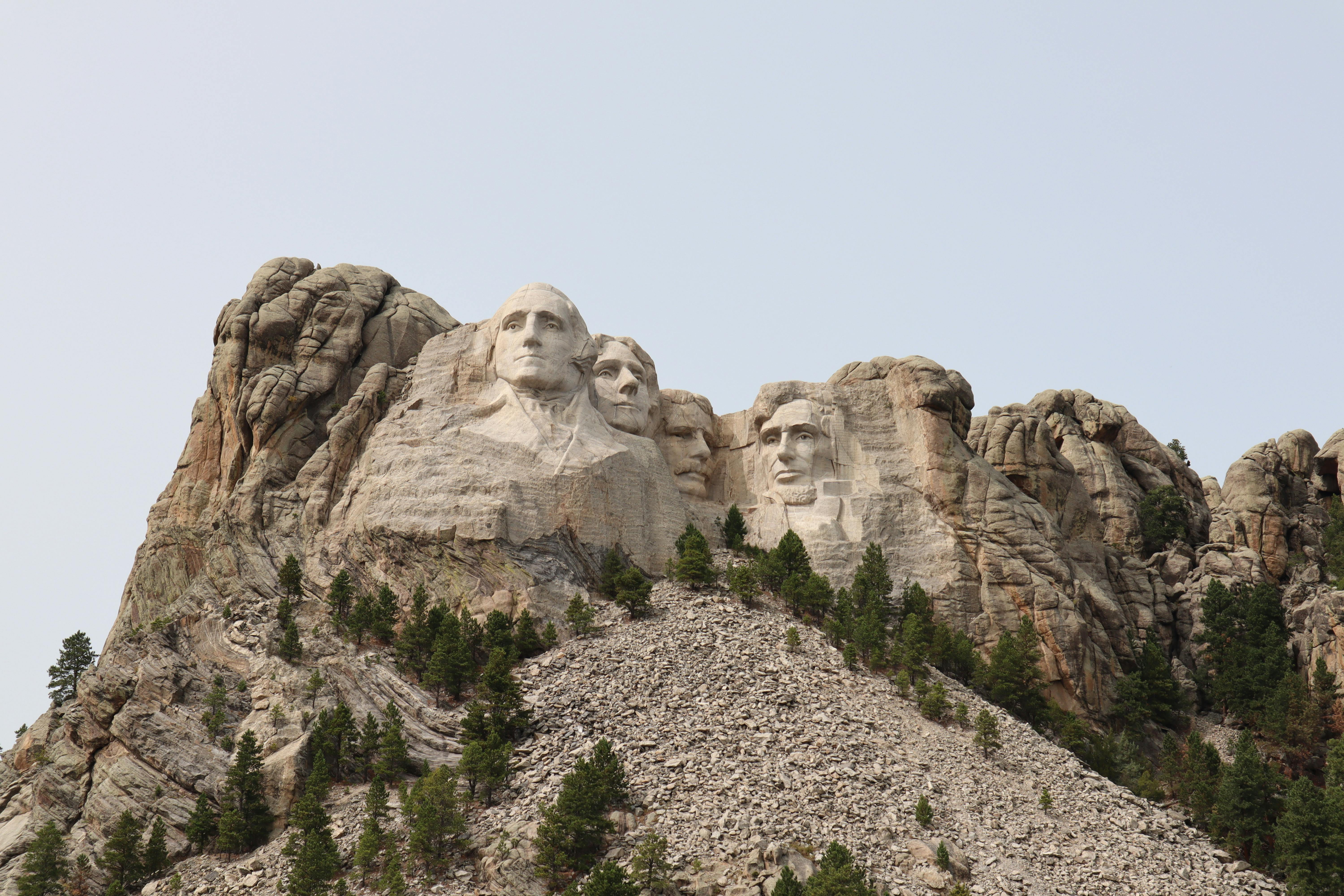 Rocks of Mount Rushmore in South Dakota, USA · Free Stock Photo