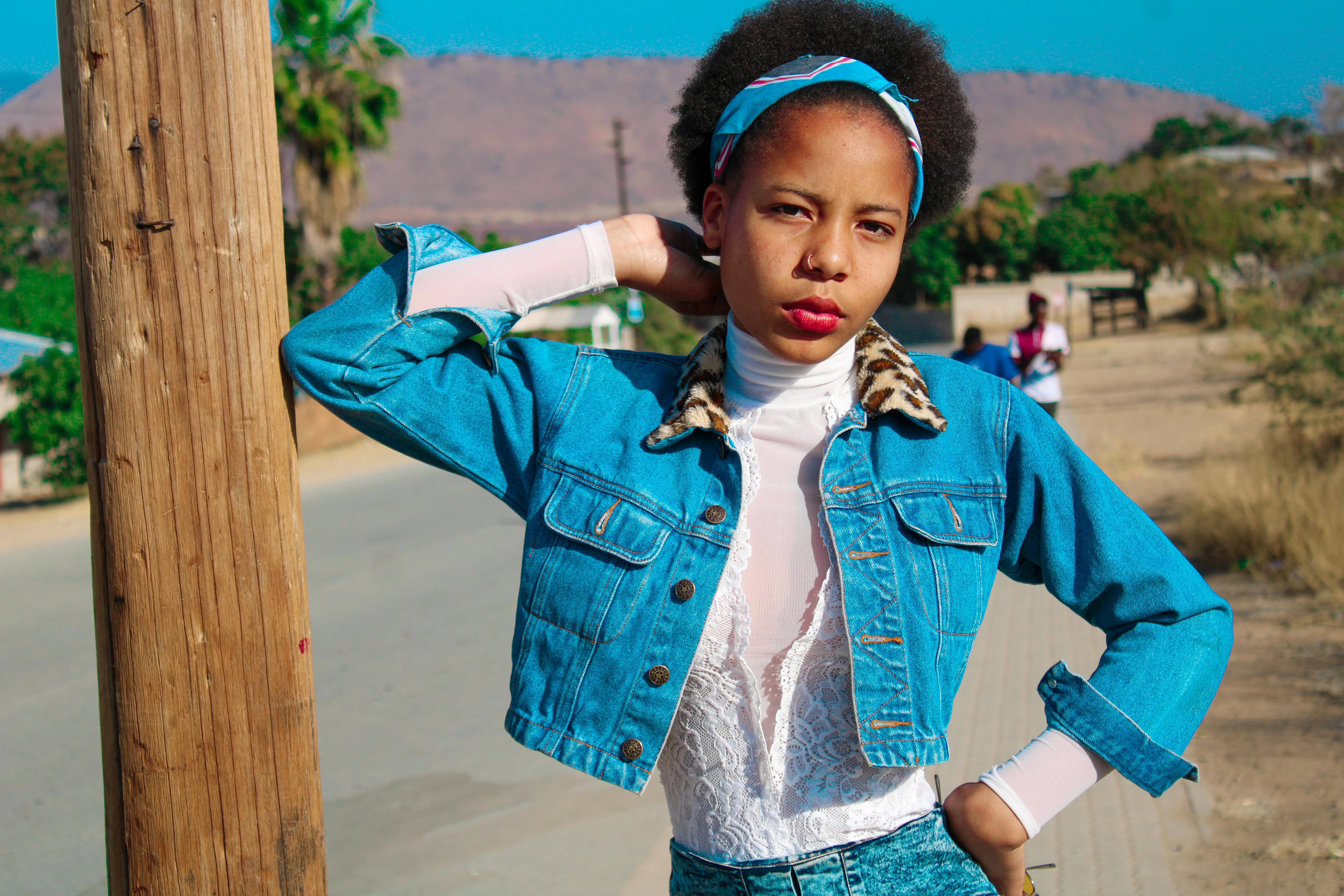 Beautiful Woman wearing Denim Jacket · Free Stock Photo