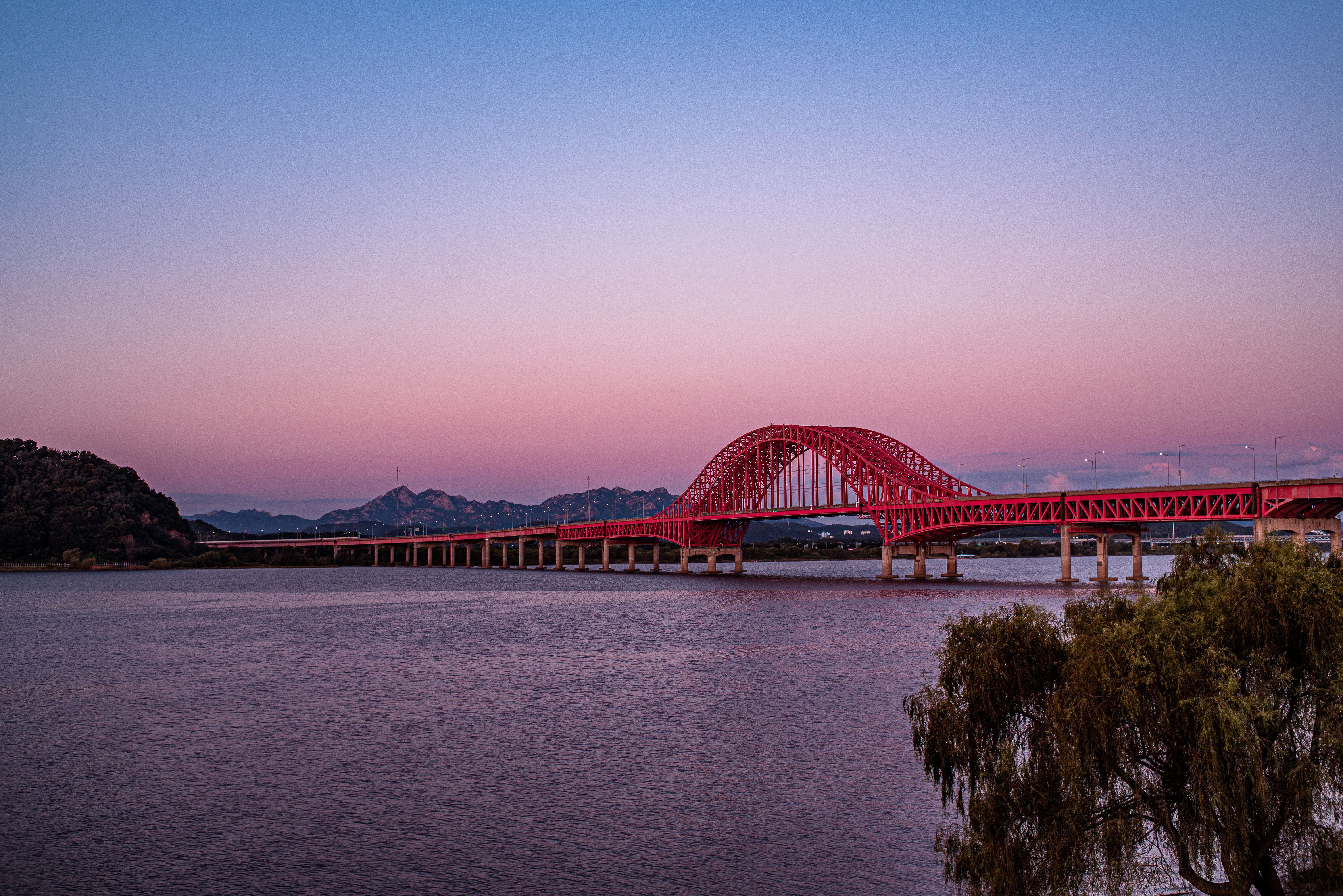 Steel Bridge over the River · Free Stock Photo