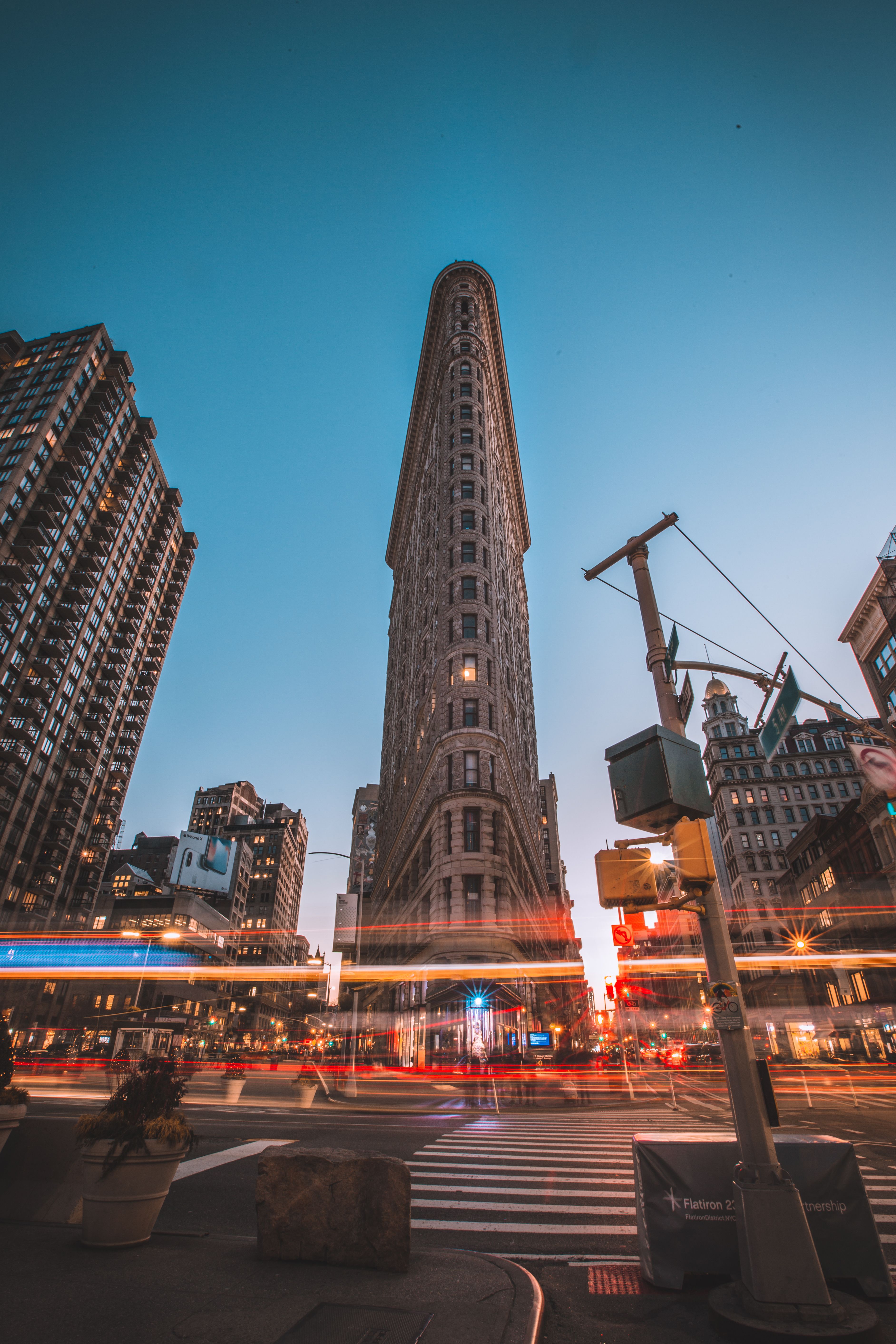 Flatiron Building in Time Lapse Photgraphy · Free Stock Photo