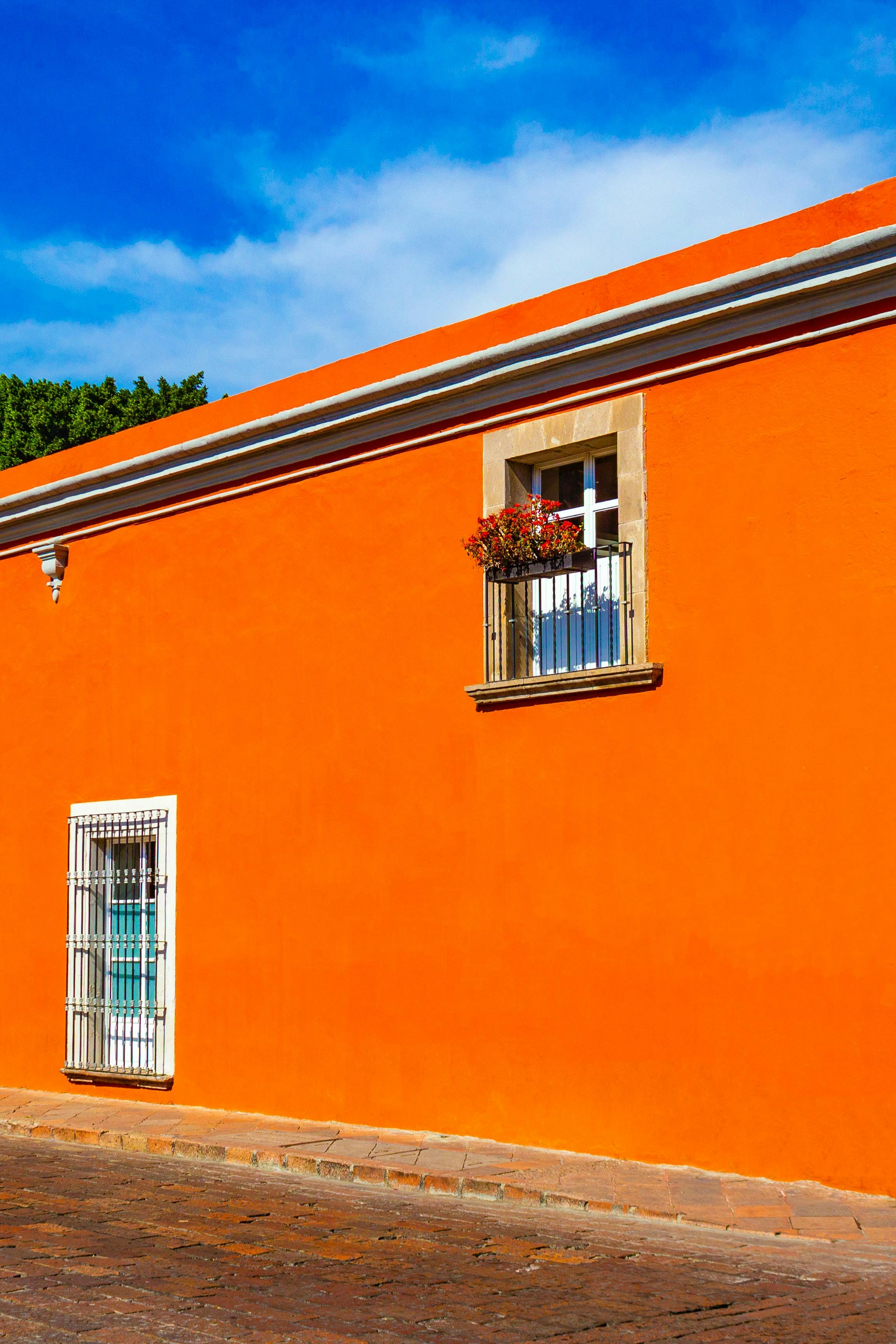 Bright residential house with windows · Free Stock Photo