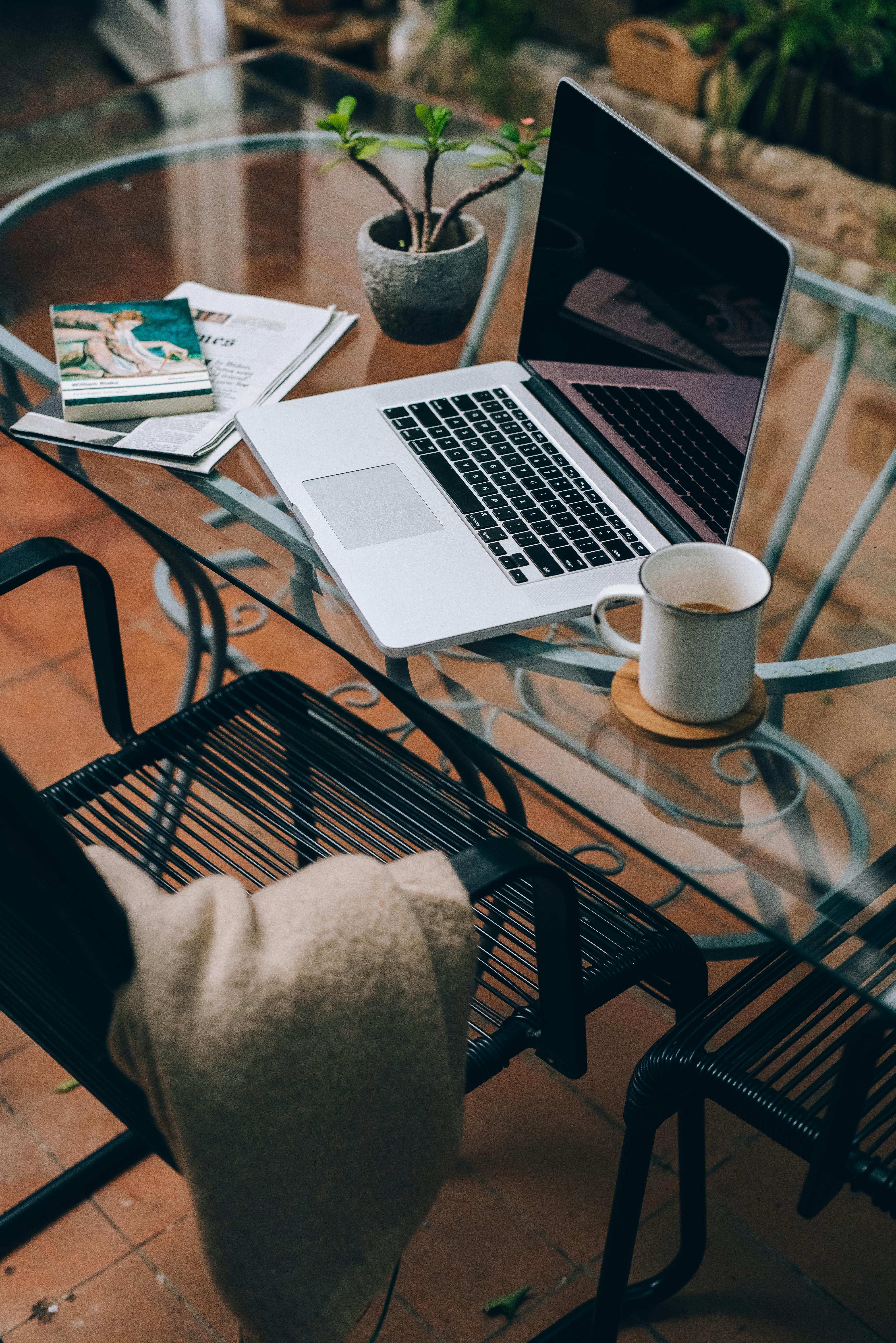 Gray Laptop on the Table · Free Stock Photo