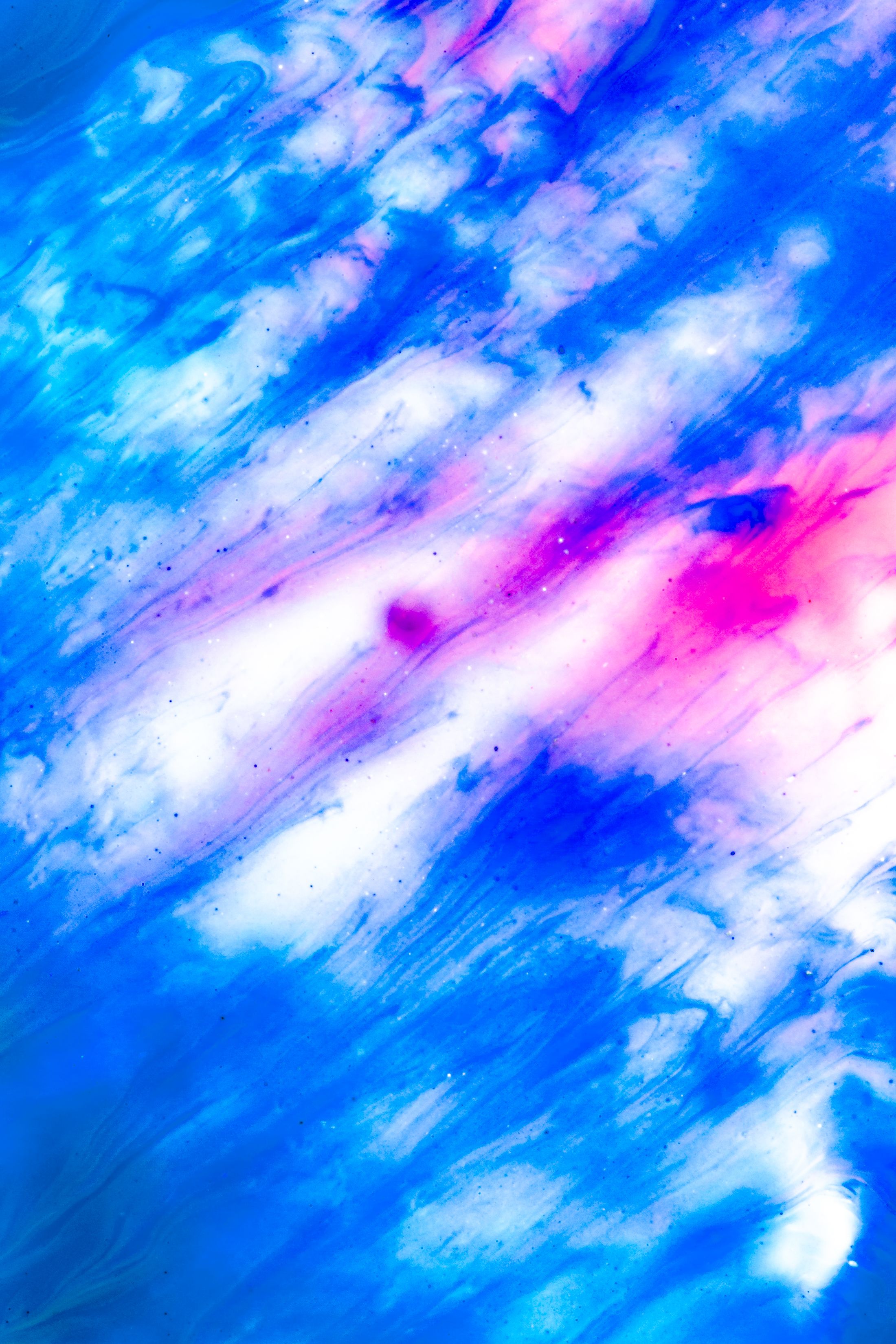 Blue and Pink Acrylic Painting · Free Stock Photo