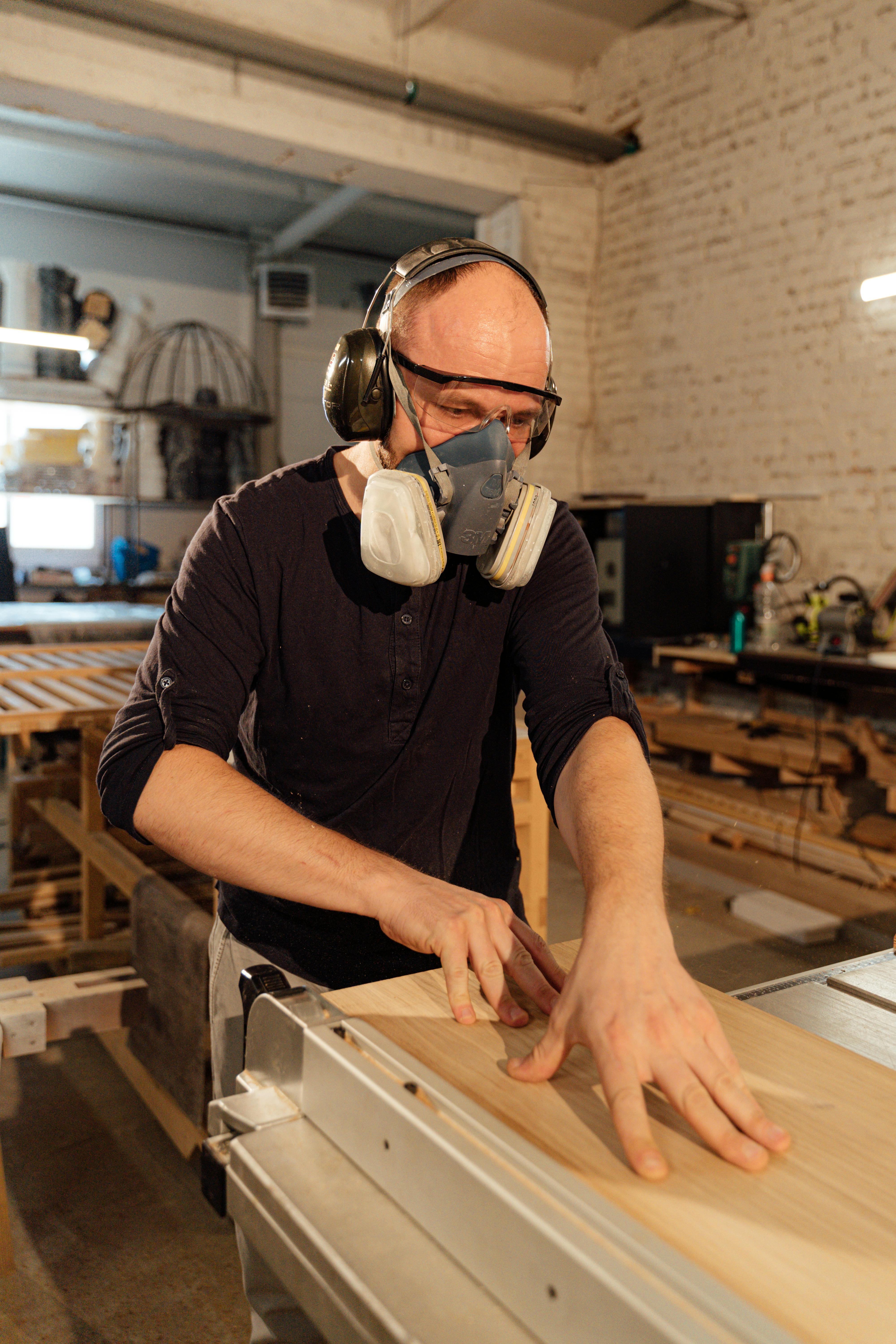 A Man Wearing White Respirator Mask · Free Stock Photo