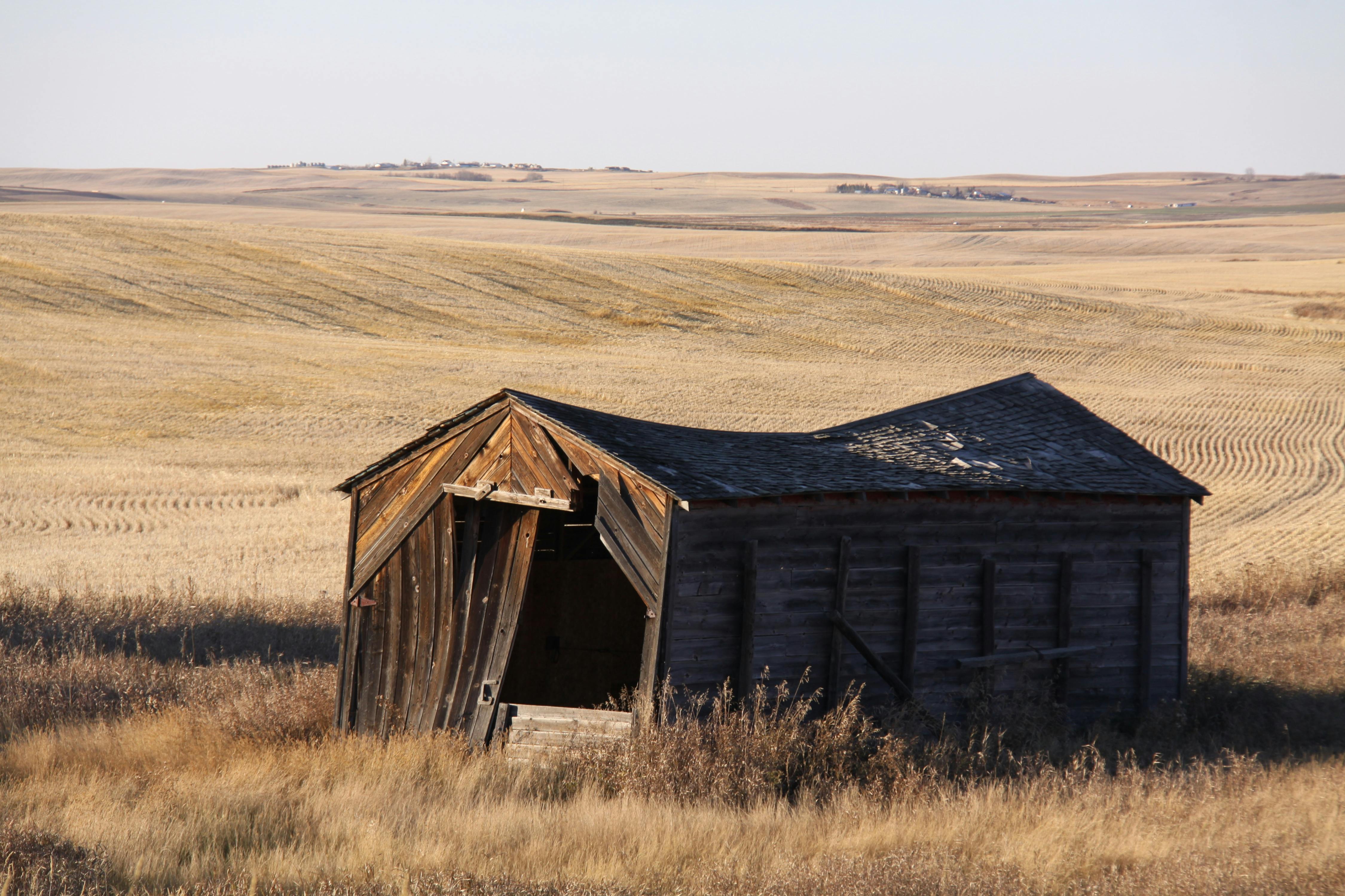 Photo of Beige and Gray Wooden Barn House on Green Grass · Free Stock Photo