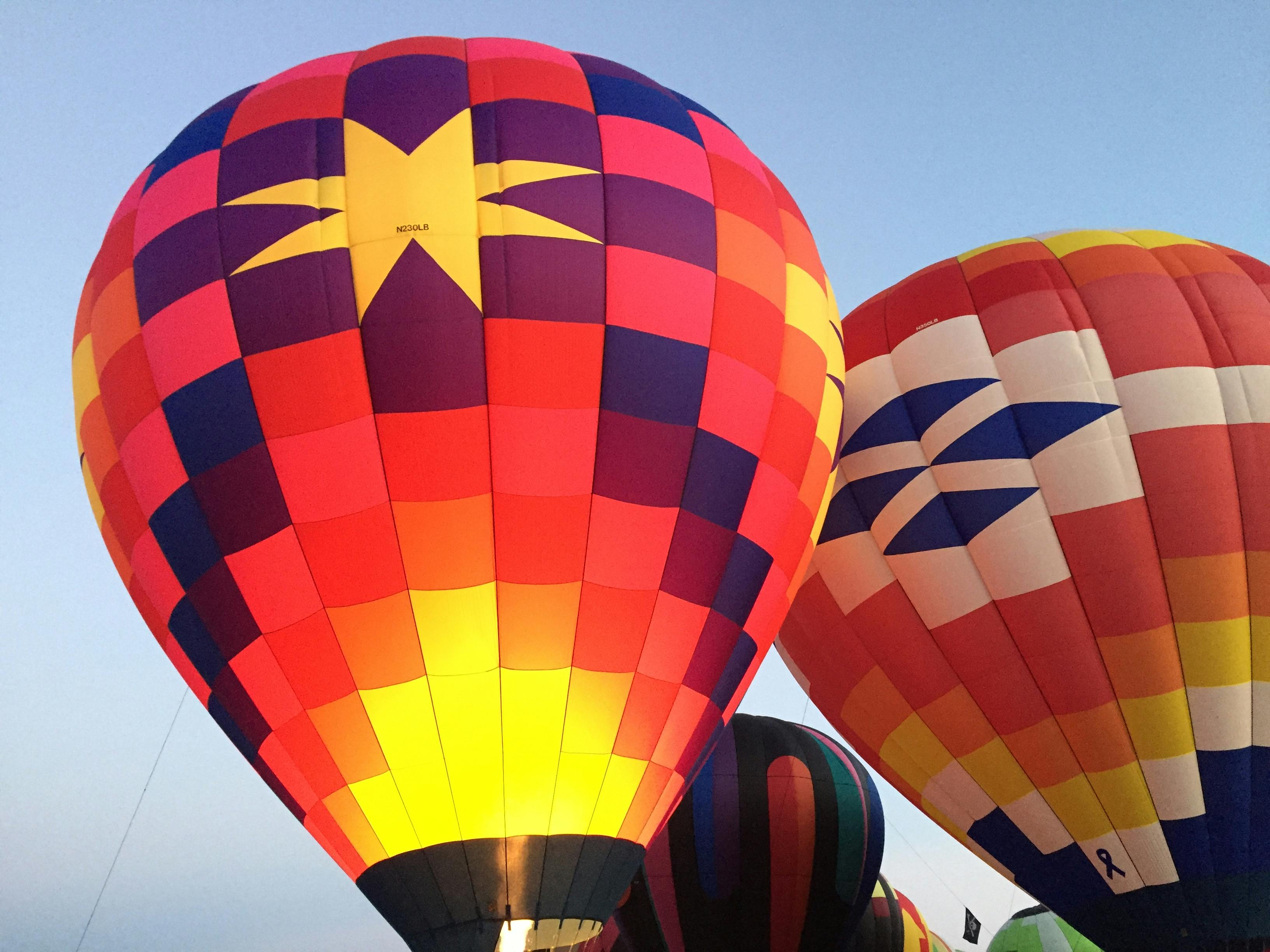 Free stock photo of hot air balloons