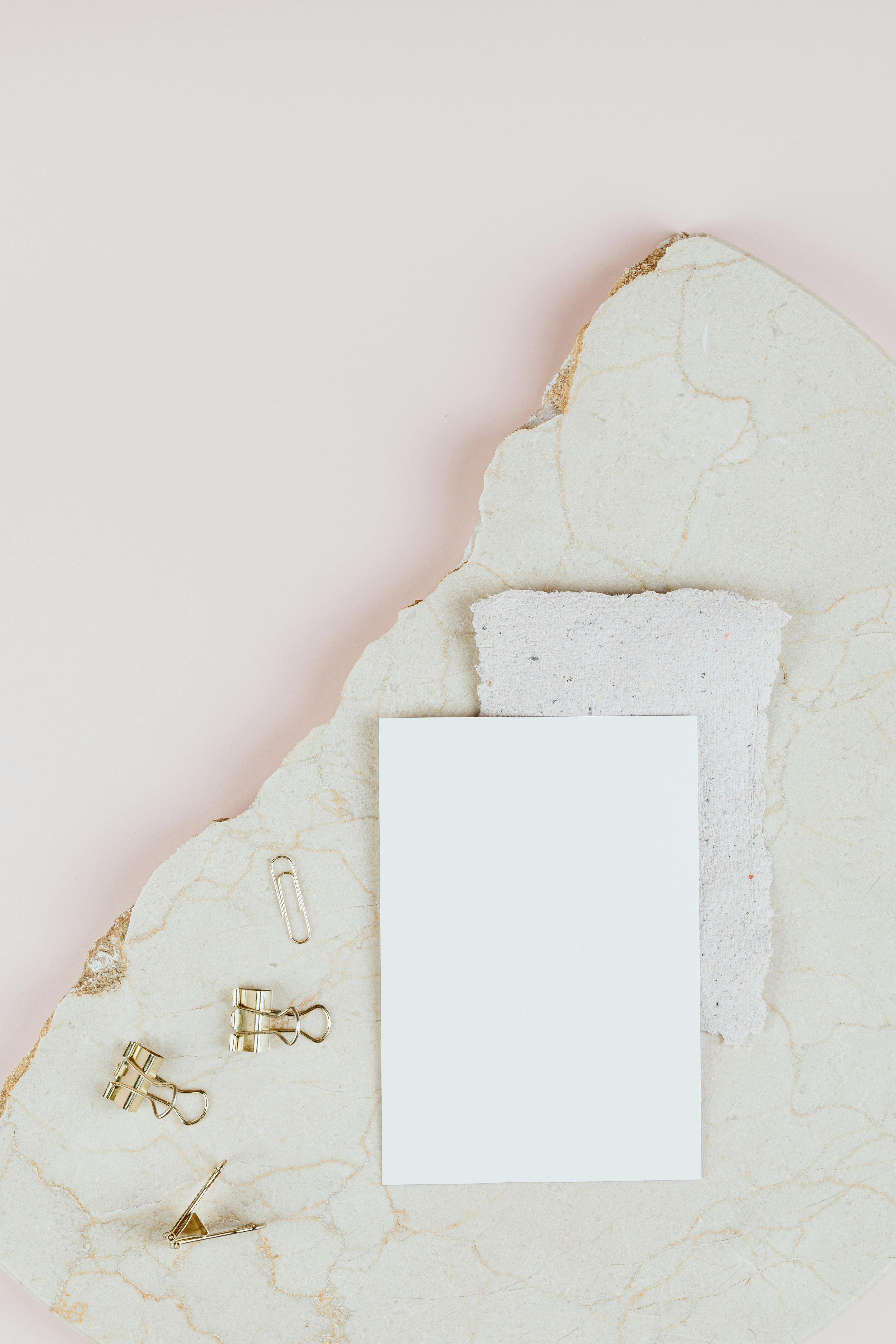 Photo of an Empty Sheet of Paper · Free Stock Photo