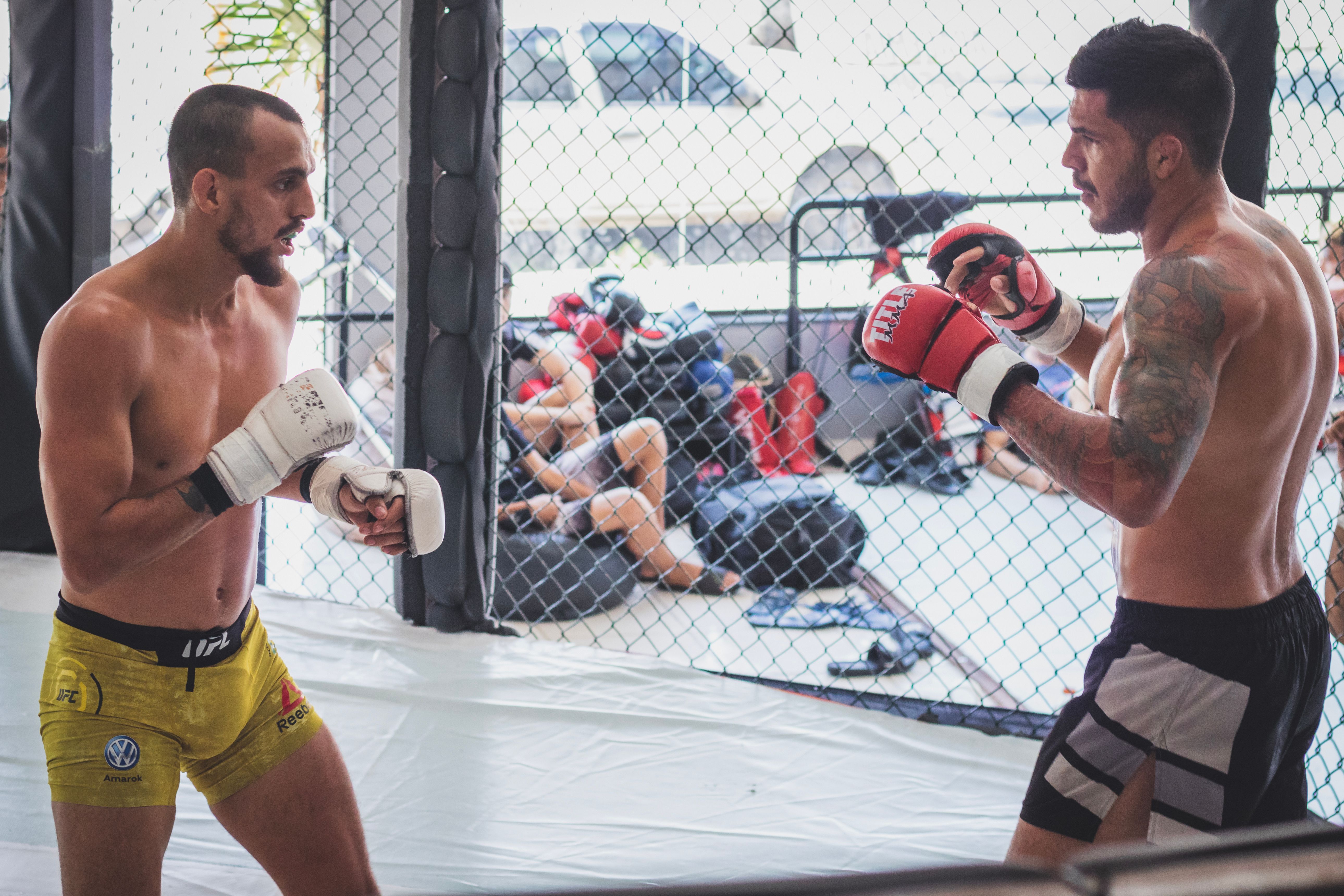 Shirtless Men Fighting with Sword · Free Stock Photo