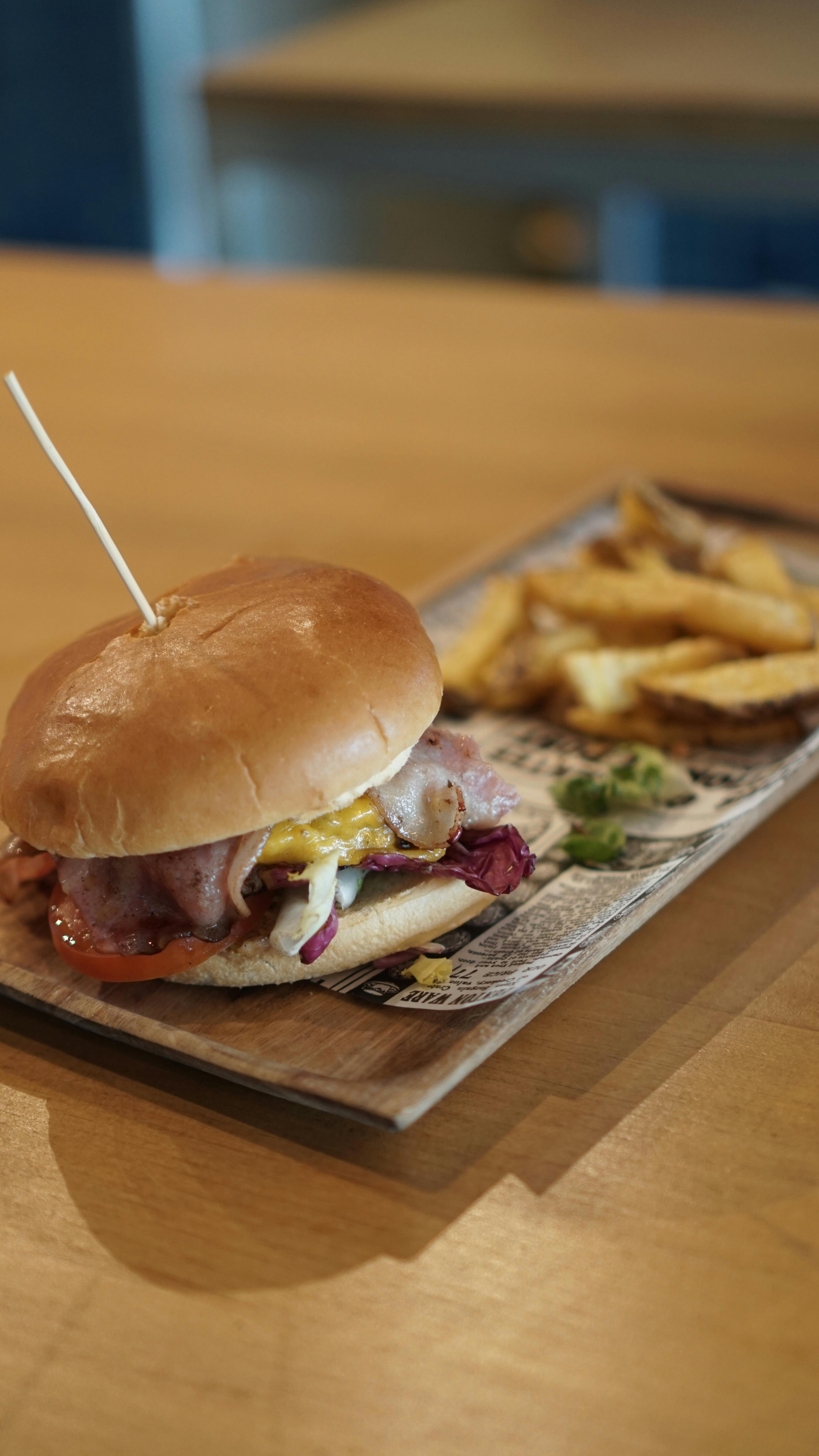 A Burger in a Box · Free Stock Photo