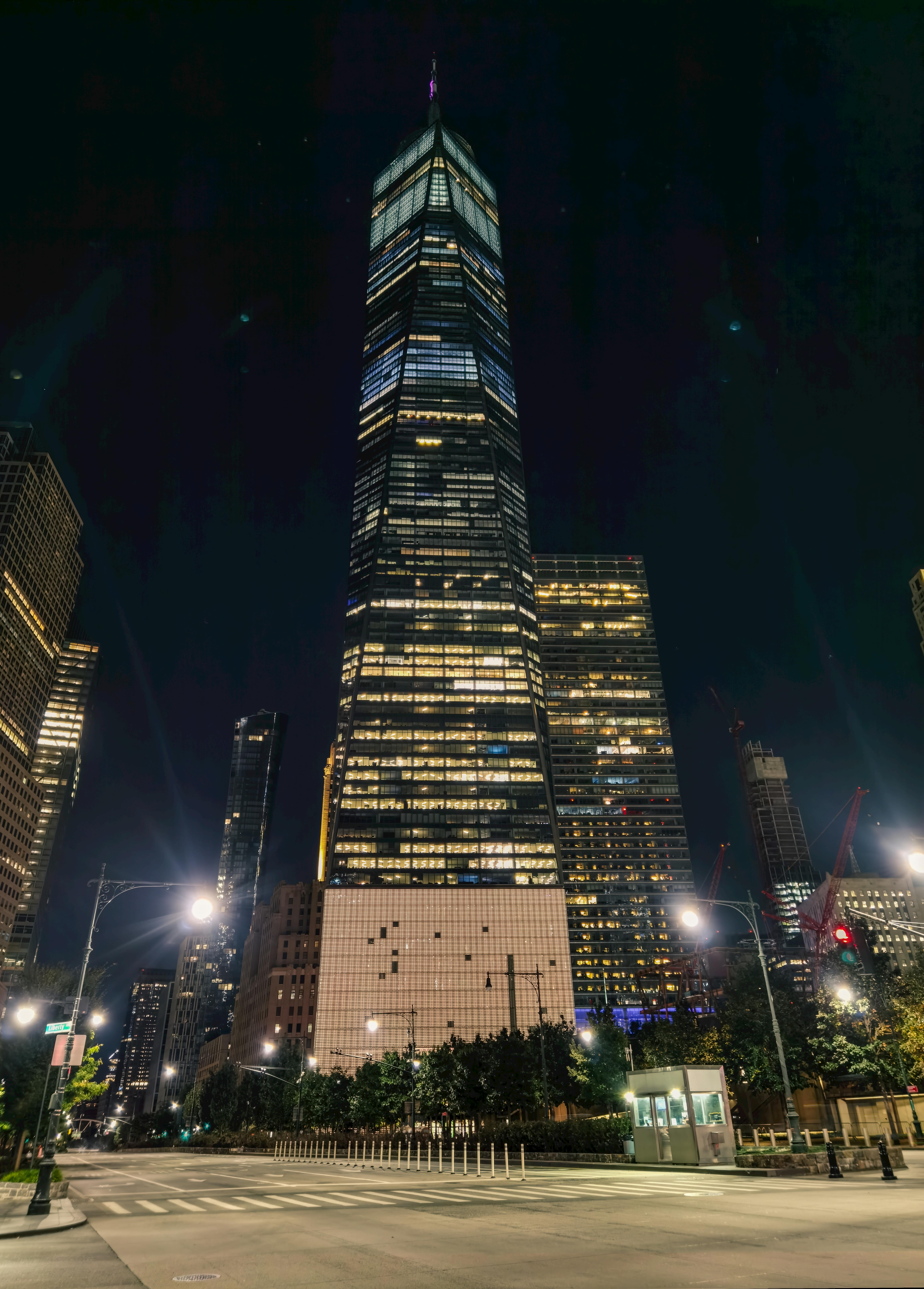 High Rise Building during Night Time · Free Stock Photo